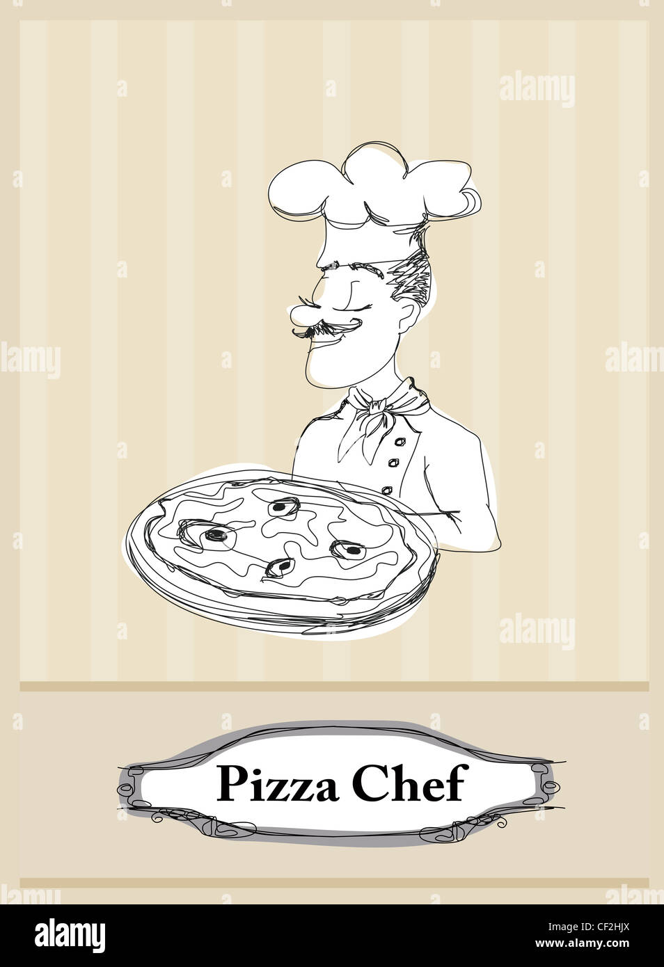 Pizza Menu Template Stock Photo - Alamy