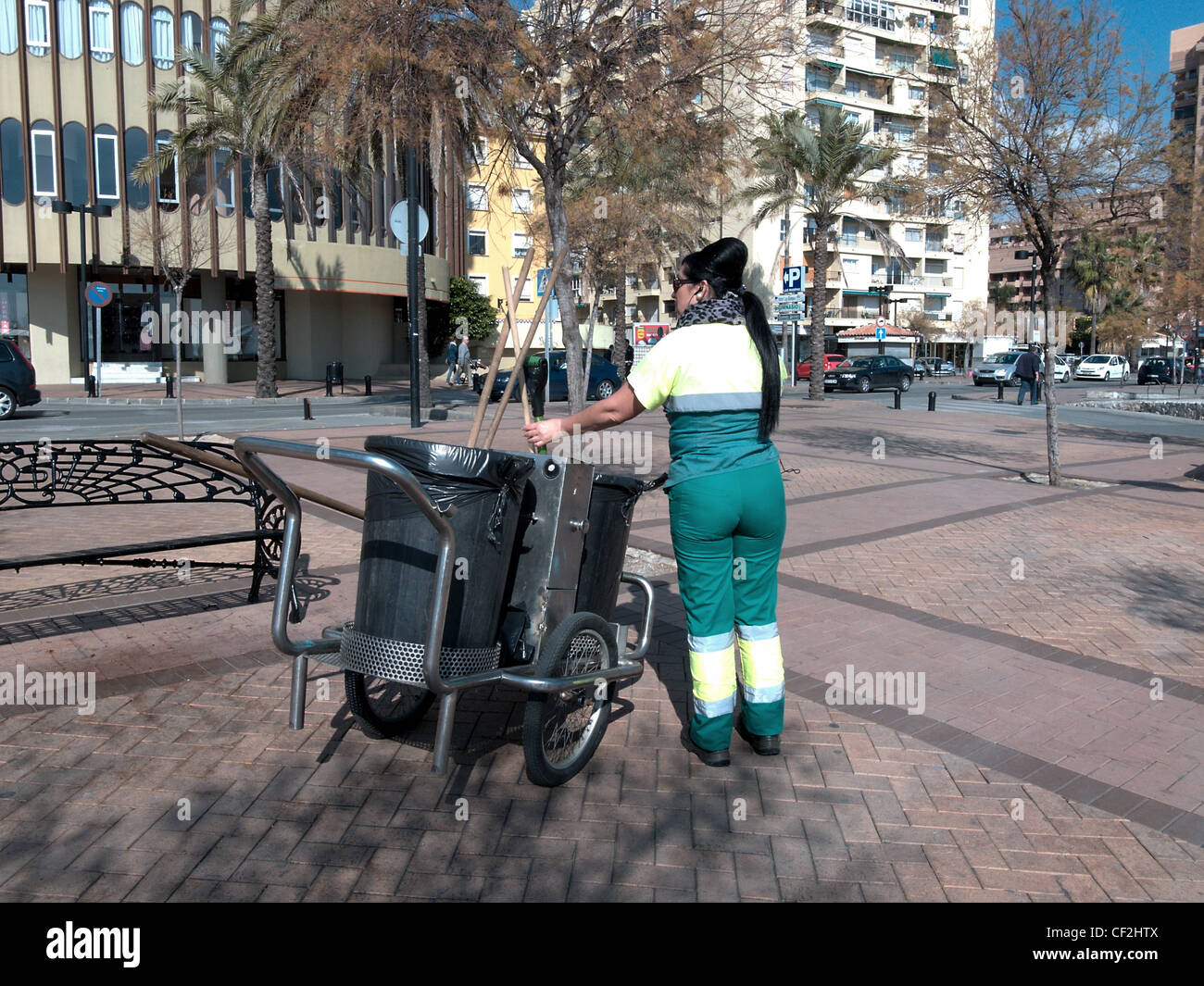 Road sweeper cart hi-res stock photography and images - Alamy