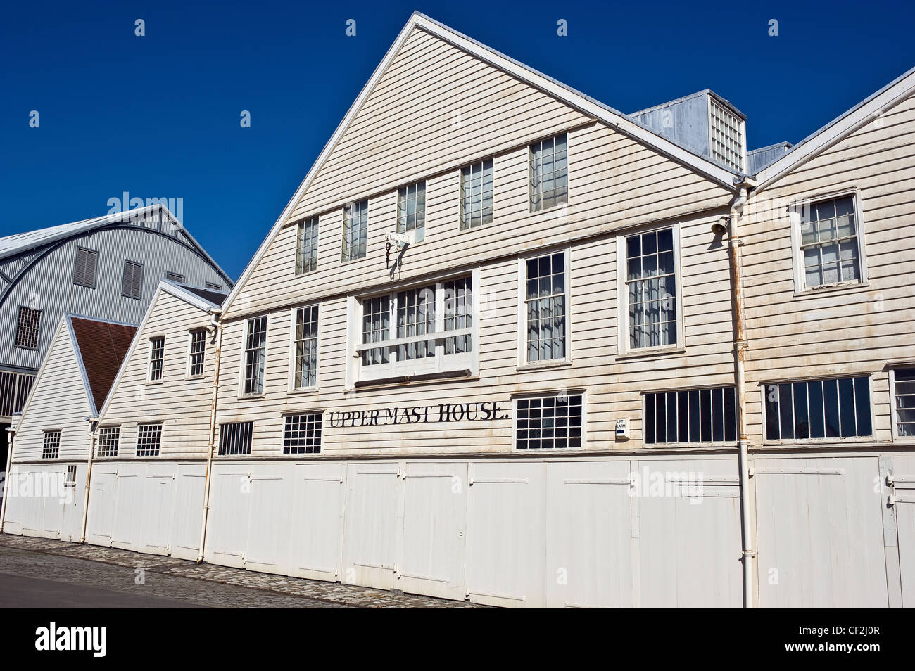 The Upper Mast House, one of seven interlinked, timber framed mast ...