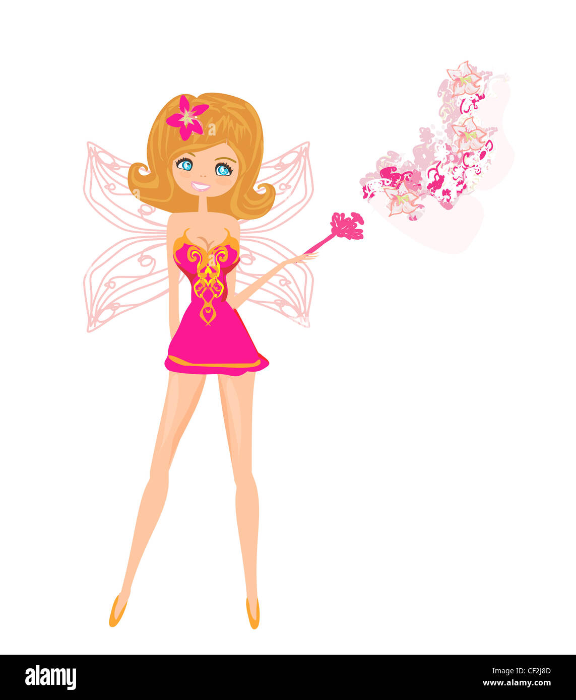 beautiful fairy vector graphic Stock Photo - Alamy