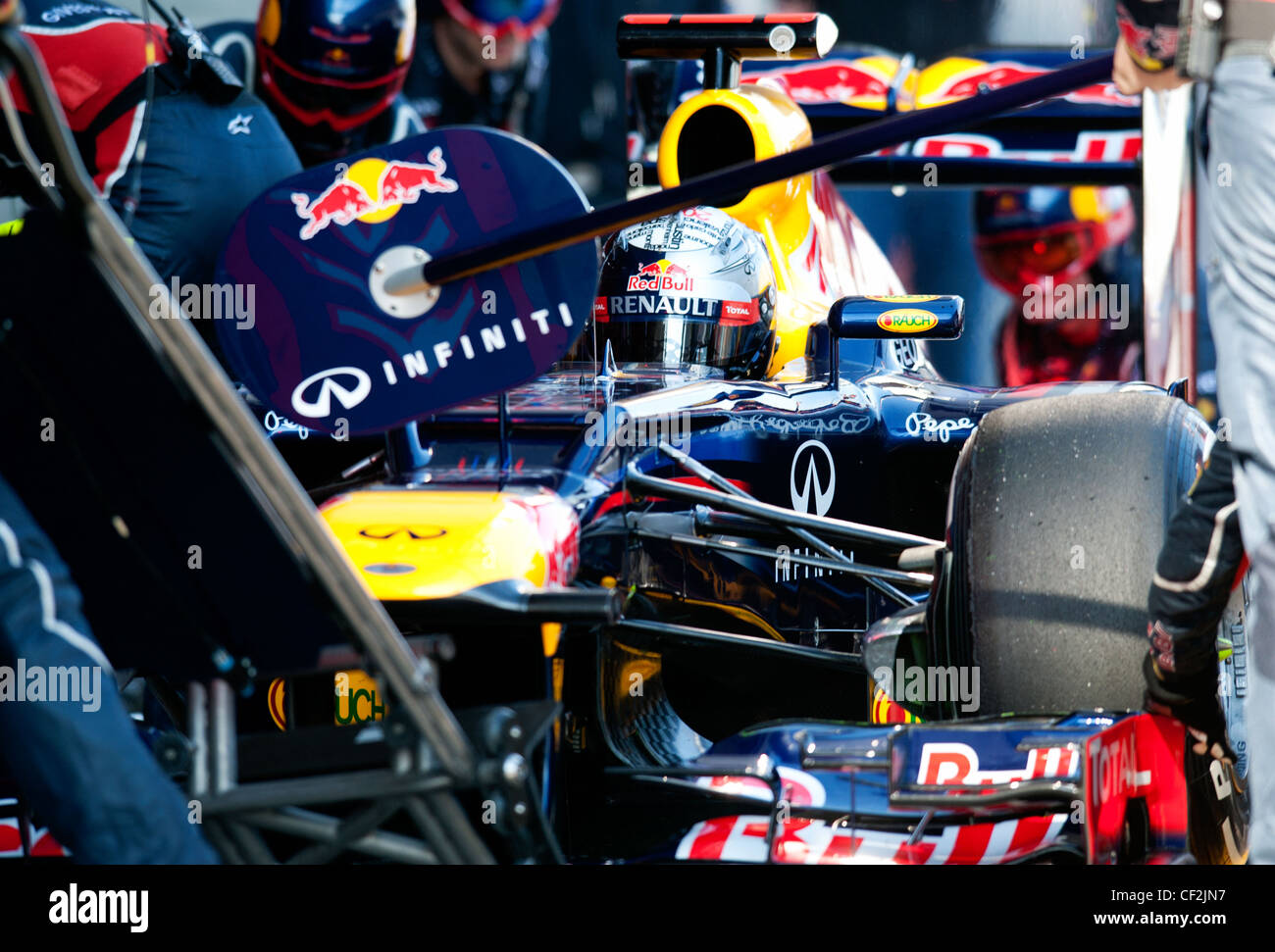 Sebastian Vettel (GER), Red Bull Racing-Renault RB8, racecar during ...