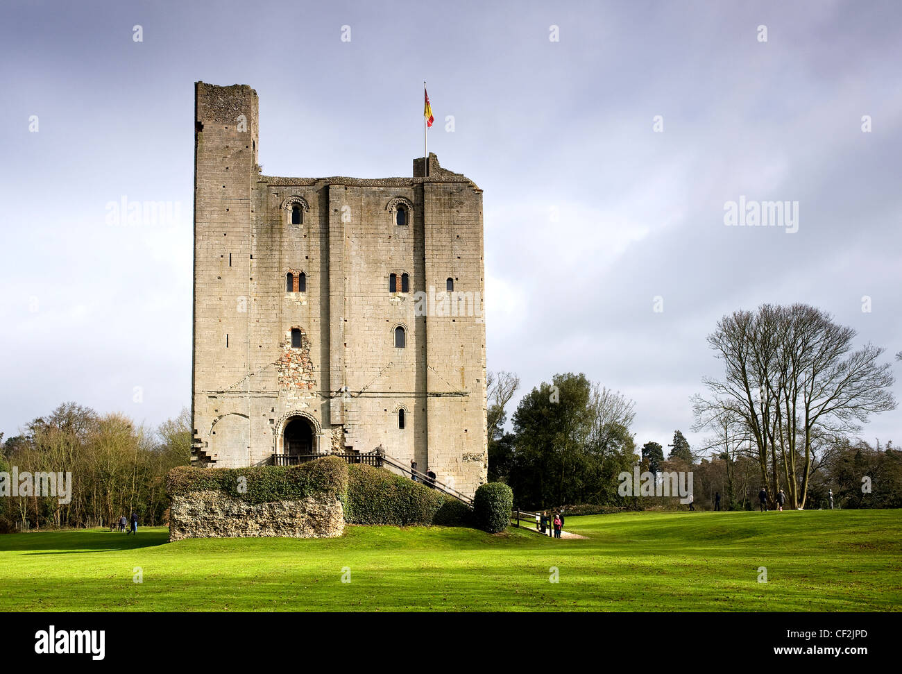 The Norman Keep of Hedingham Castle, built around 1140 by Aubrey de ...