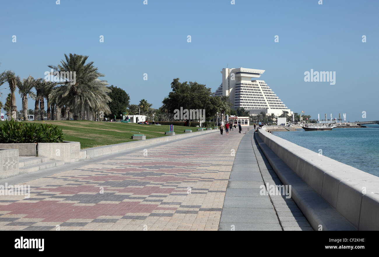 Corniche of Doha, Qatar Stock Photo - Alamy