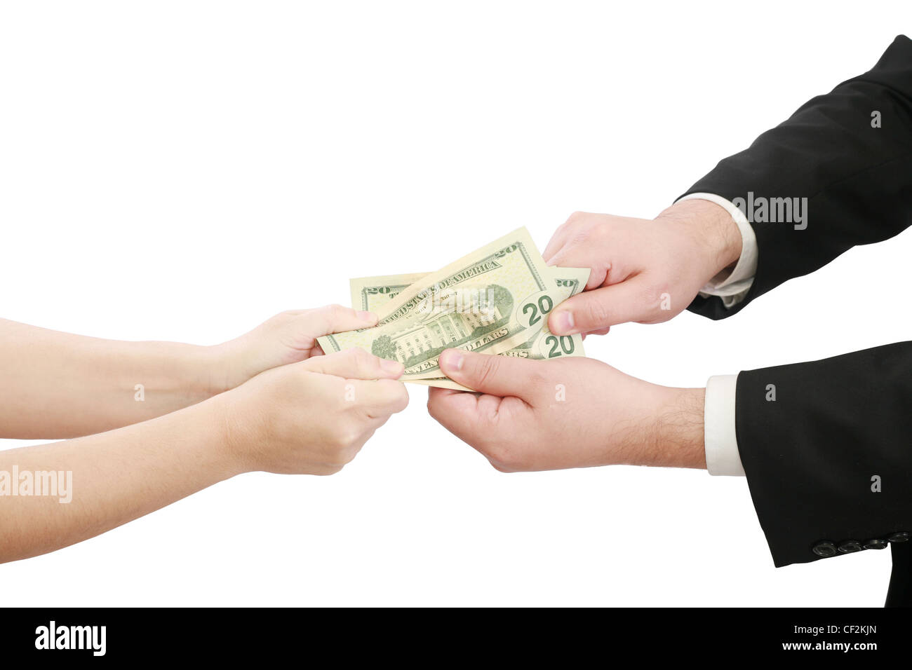 business people fighting over some us money Stock Photo - Alamy