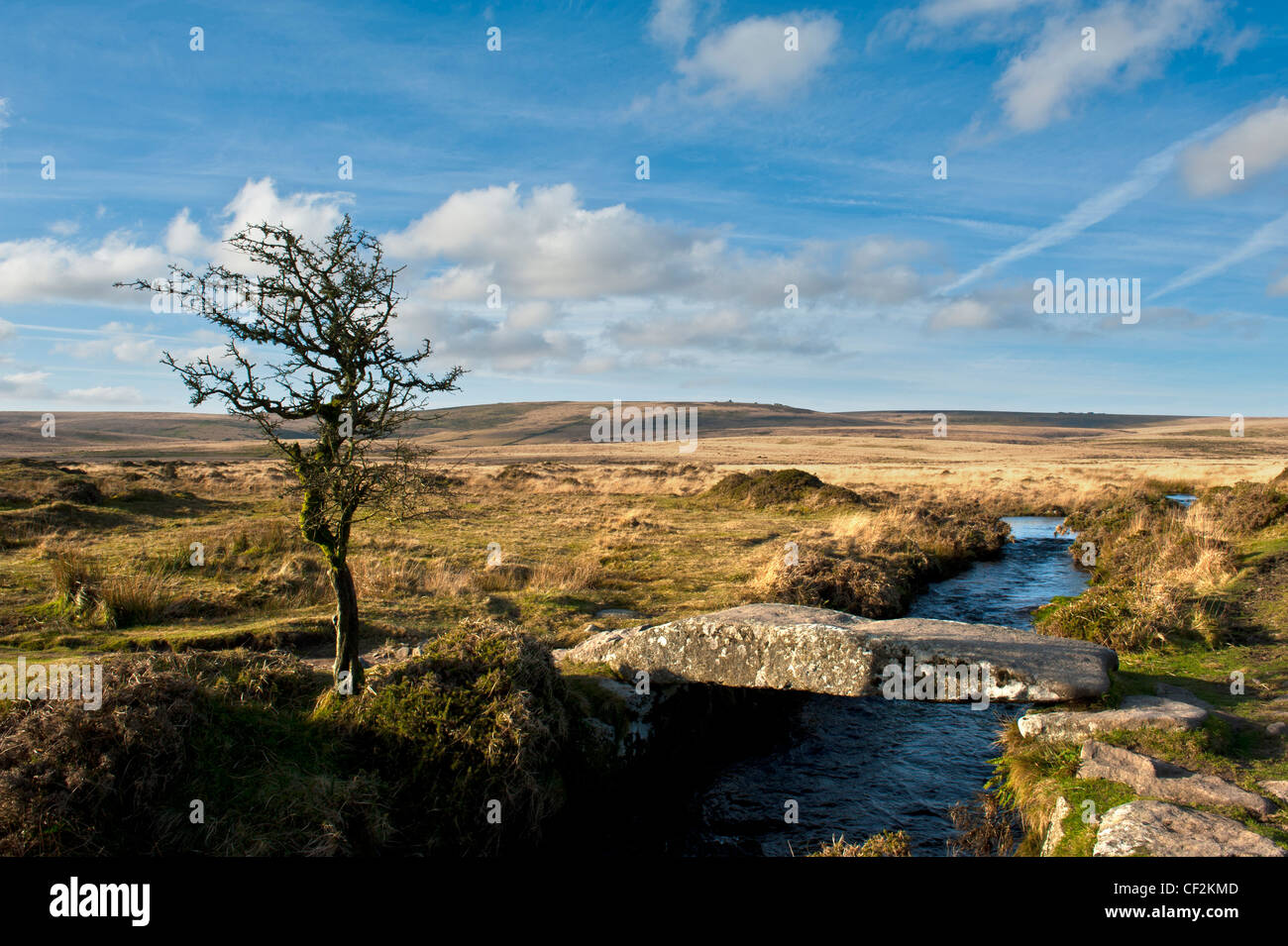 Wallabrook Clapper Bridge Stock Photo - Alamy