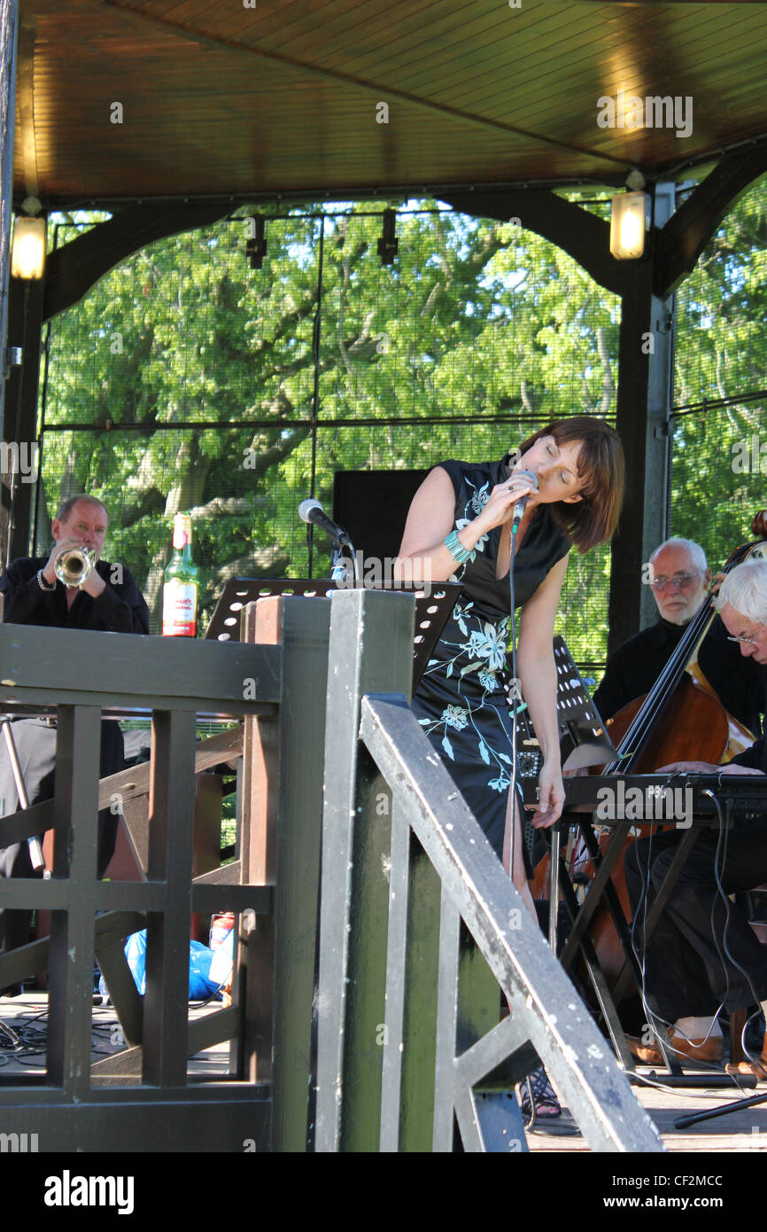 Bandstand summer jazz concert karen hi-res stock photography and images ...