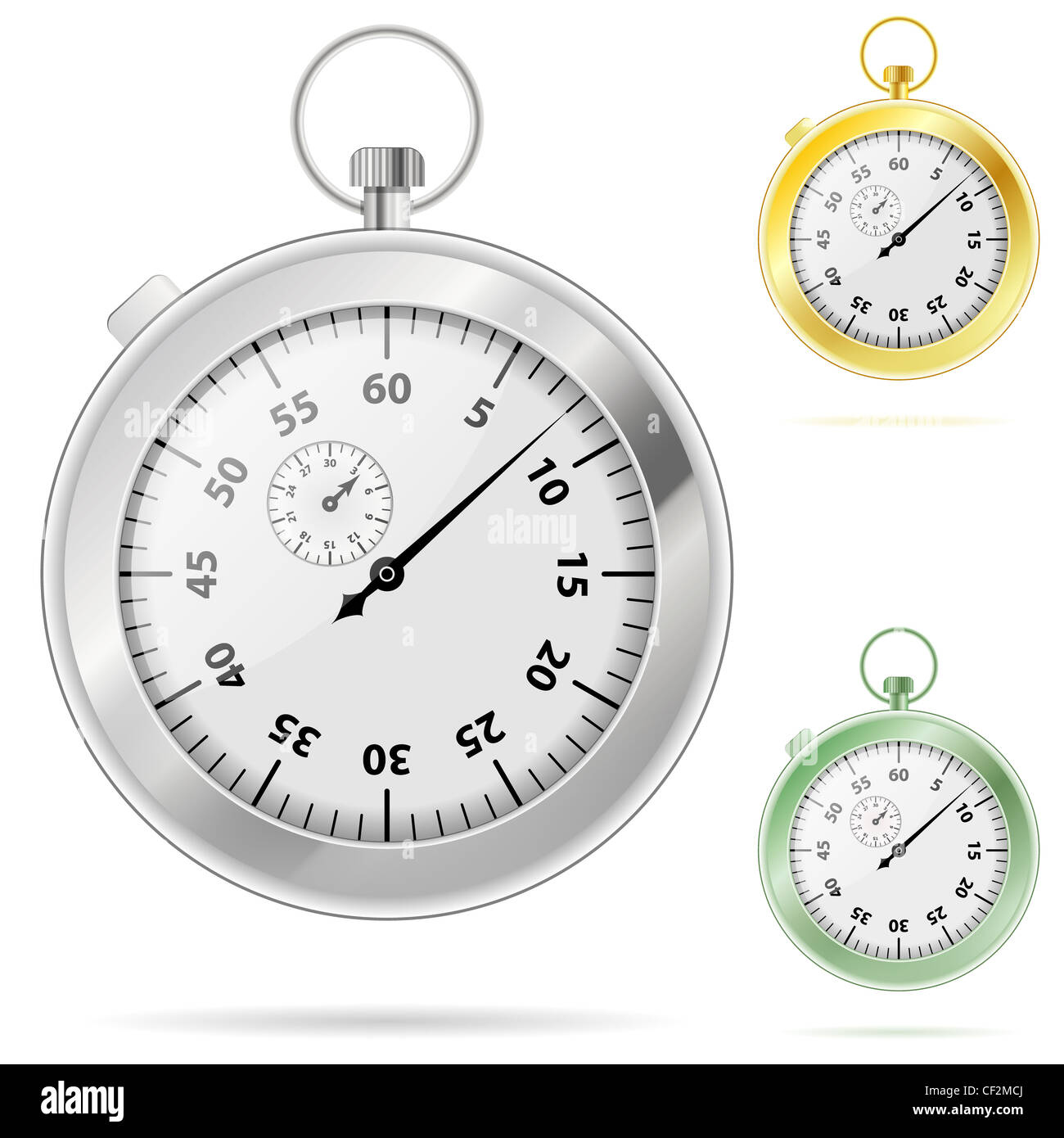 Set of Timers with Various Colors, vector illustration Stock Photo - Alamy
