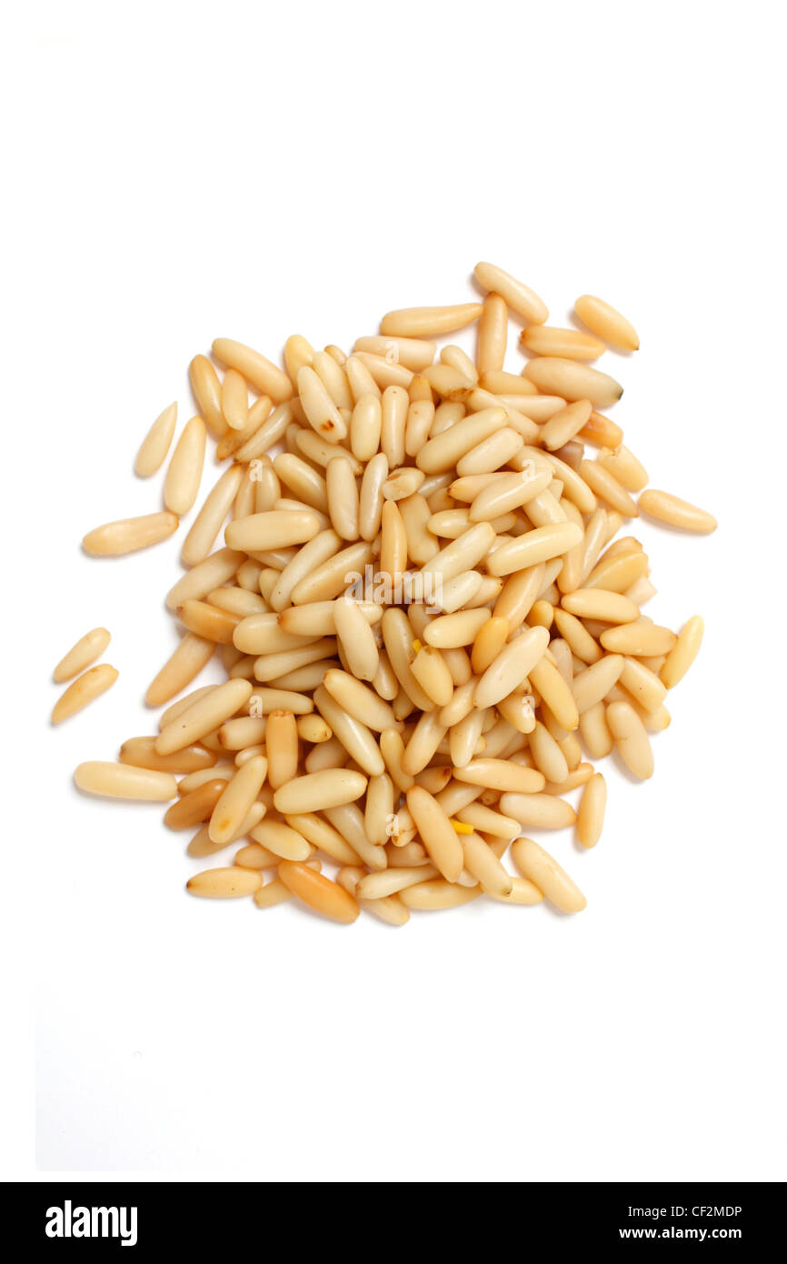Pine nuts Cut Out Stock Images & Pictures - Alamy