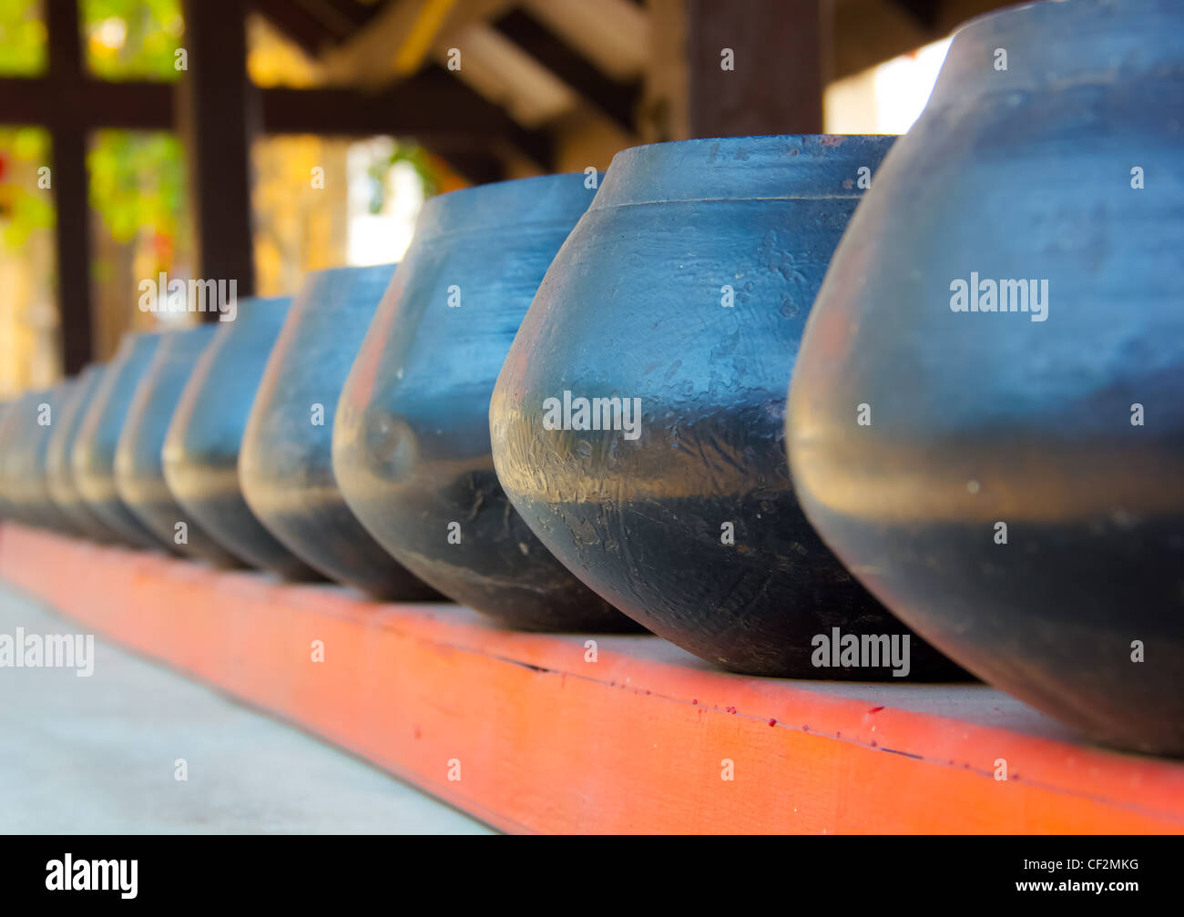 religion bowl of monk put the rice in Thailand Stock Photo - Alamy