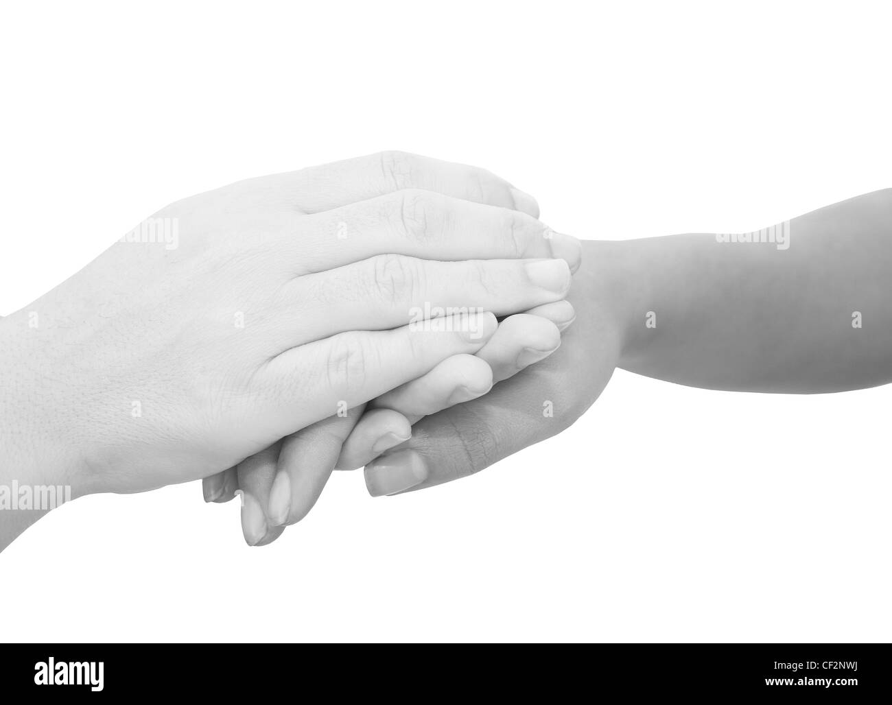 Hands expressing symbolic sympathies while holding each other Stock ...