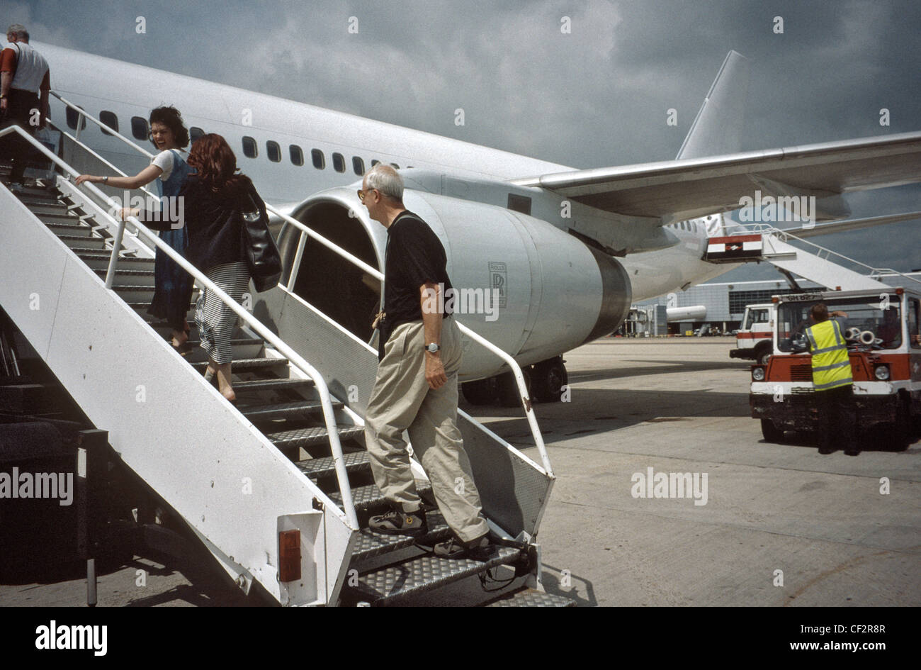 Man Boarding Plane