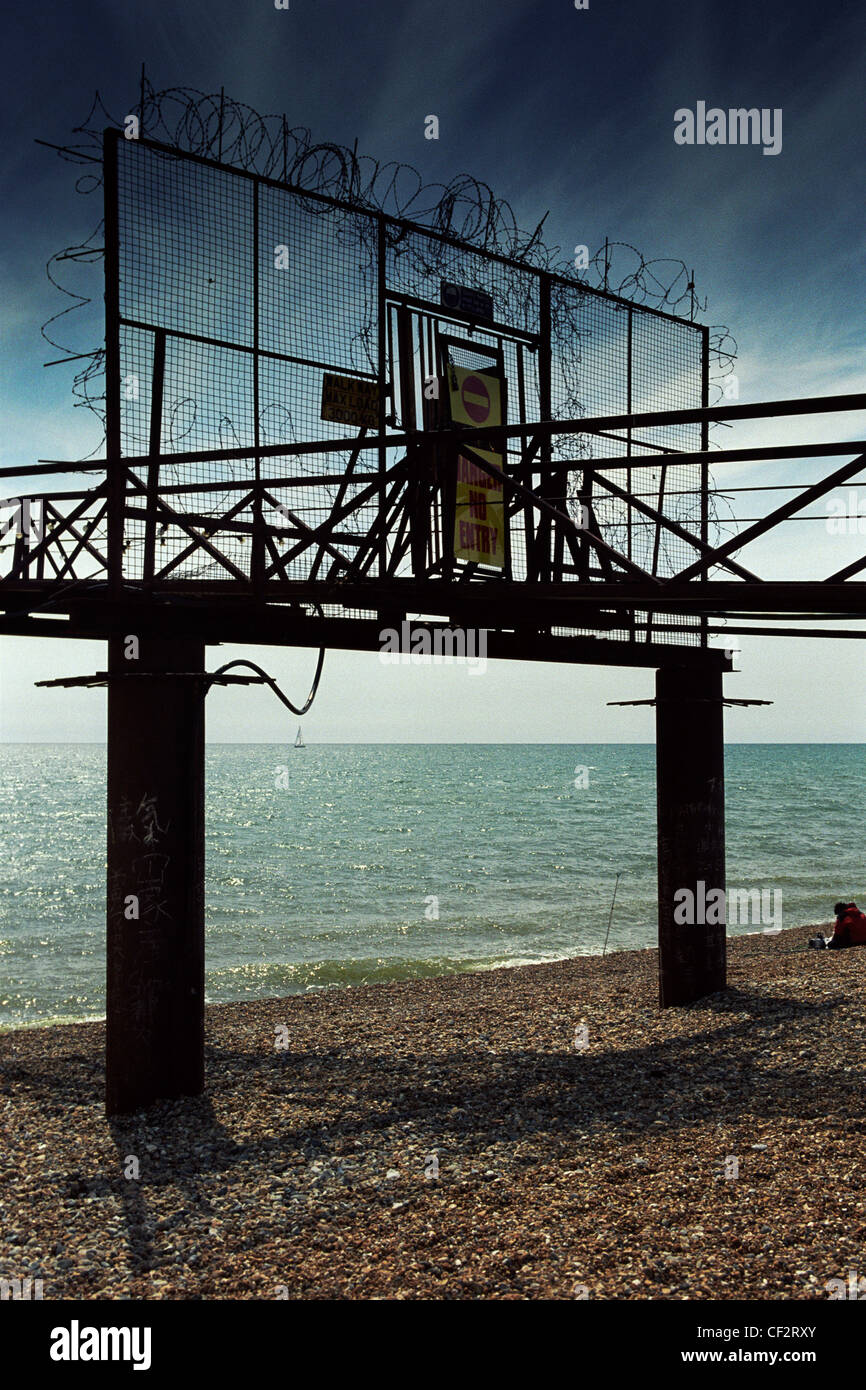 The Victorian West pier Stock Photo - Alamy