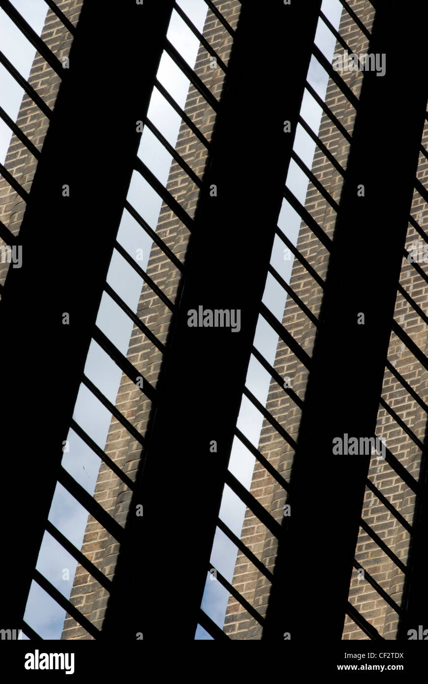 Windows in the Turbine Hall of Tate Modern Stock Photo - Alamy