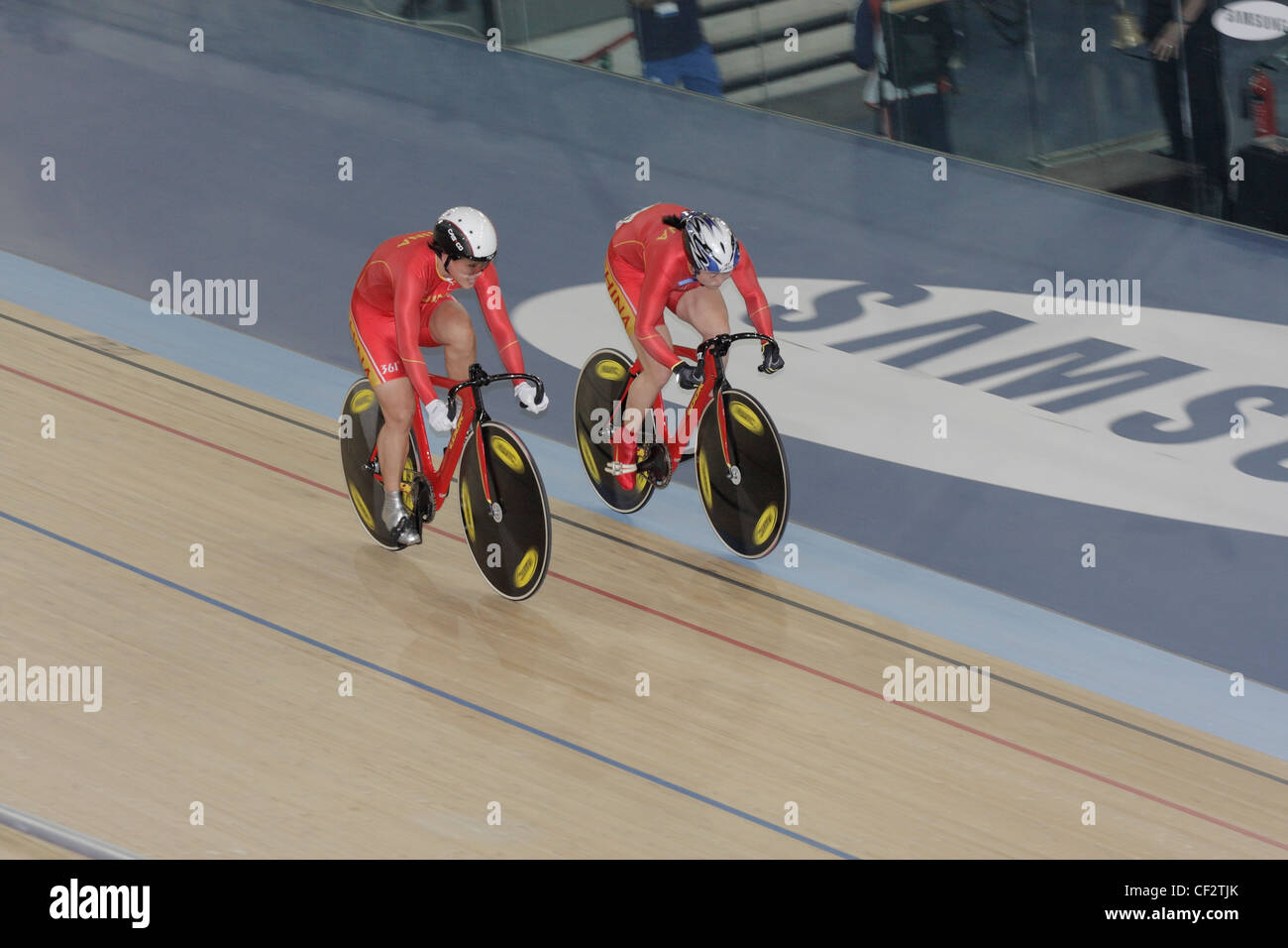 London olympic velodrome track cycling bike racing Chinese womens team ...
