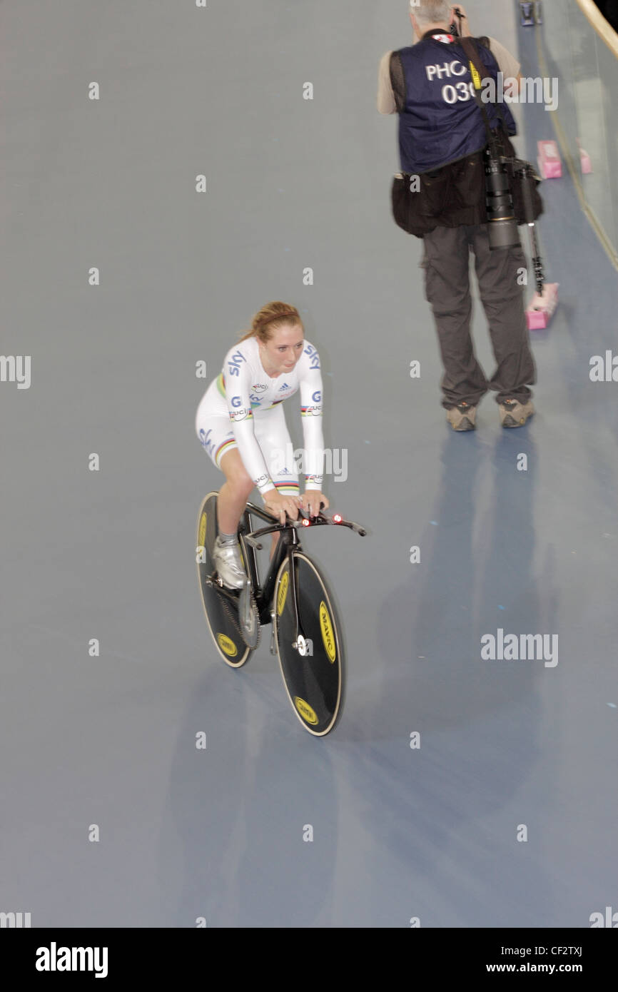 Laura Trott London olympic velodrome track cycling bike racing Stock ...