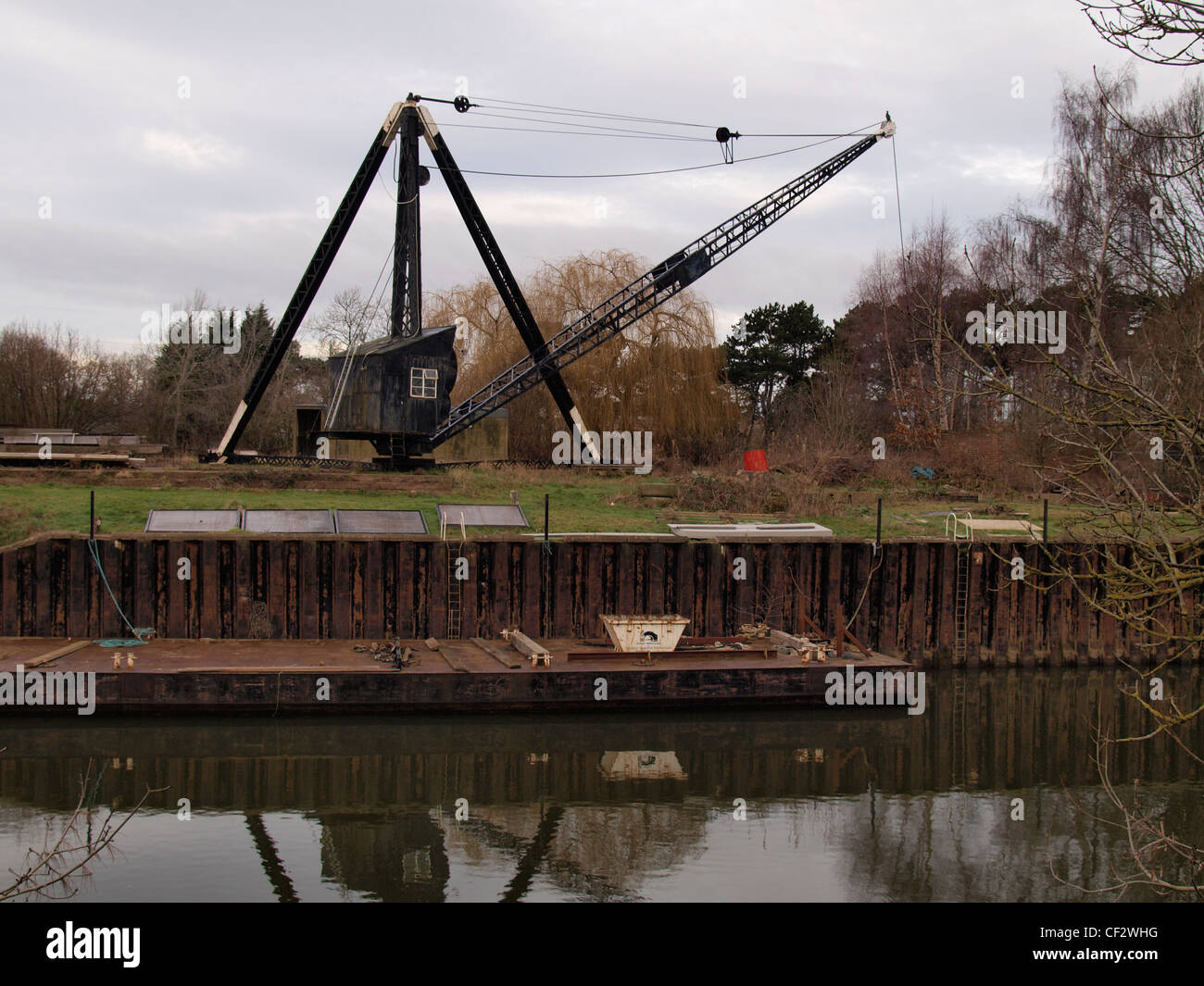 Diglis Island Crane High Resolution Stock Photography and Images - Alamy