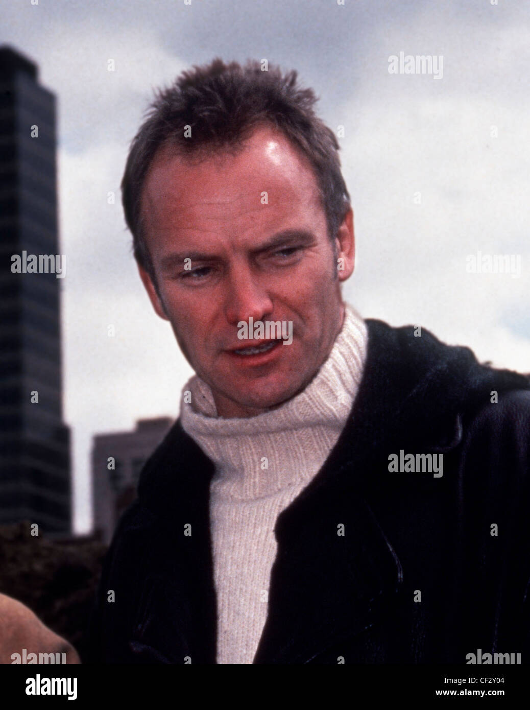 The rock musician Sting poses for photographers at a Rainforest ...