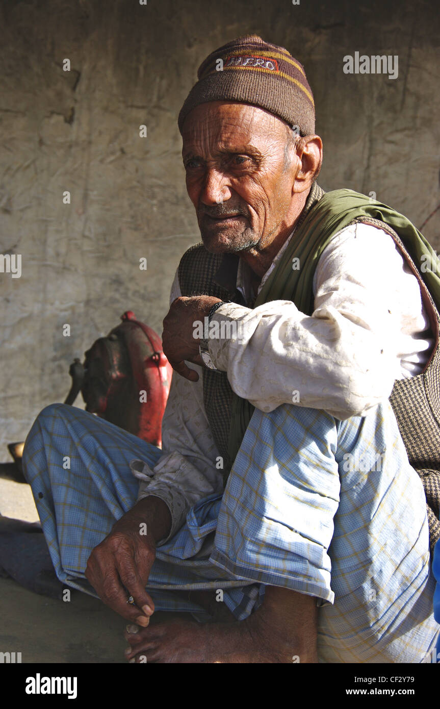 Old Man of India Stock Photo - Alamy