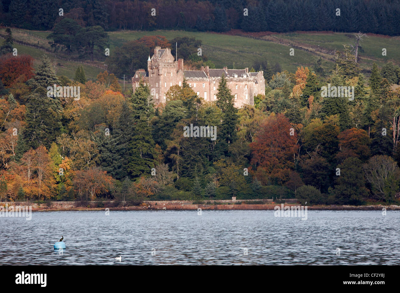 Brodick Castle and Country Park on the Isle of Arran Stock Photo - Alamy