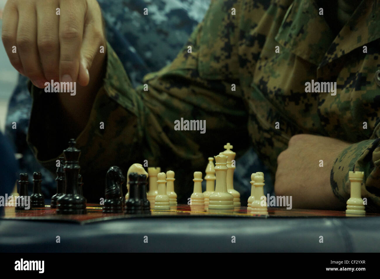 PACIFIC OCEAN (Feb. 28, 2012) Sailors and Marines participate in a ...