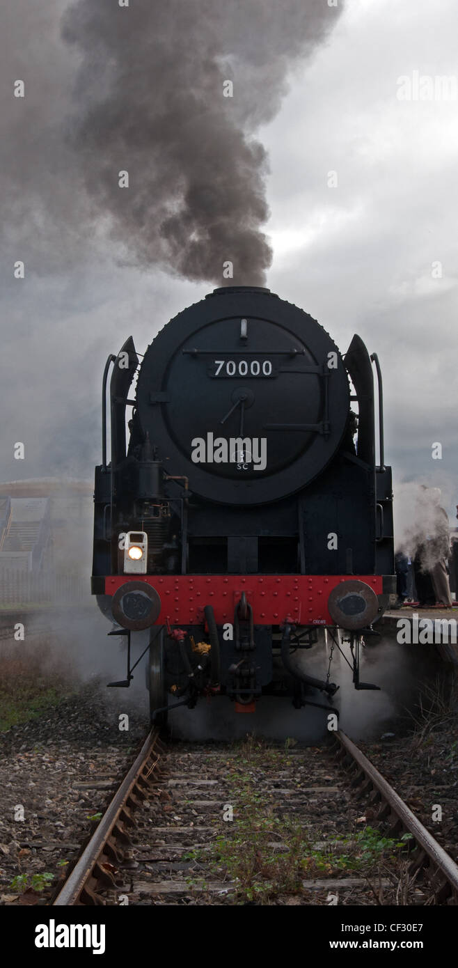 Britannia steam loco hi-res stock photography and images - Alamy