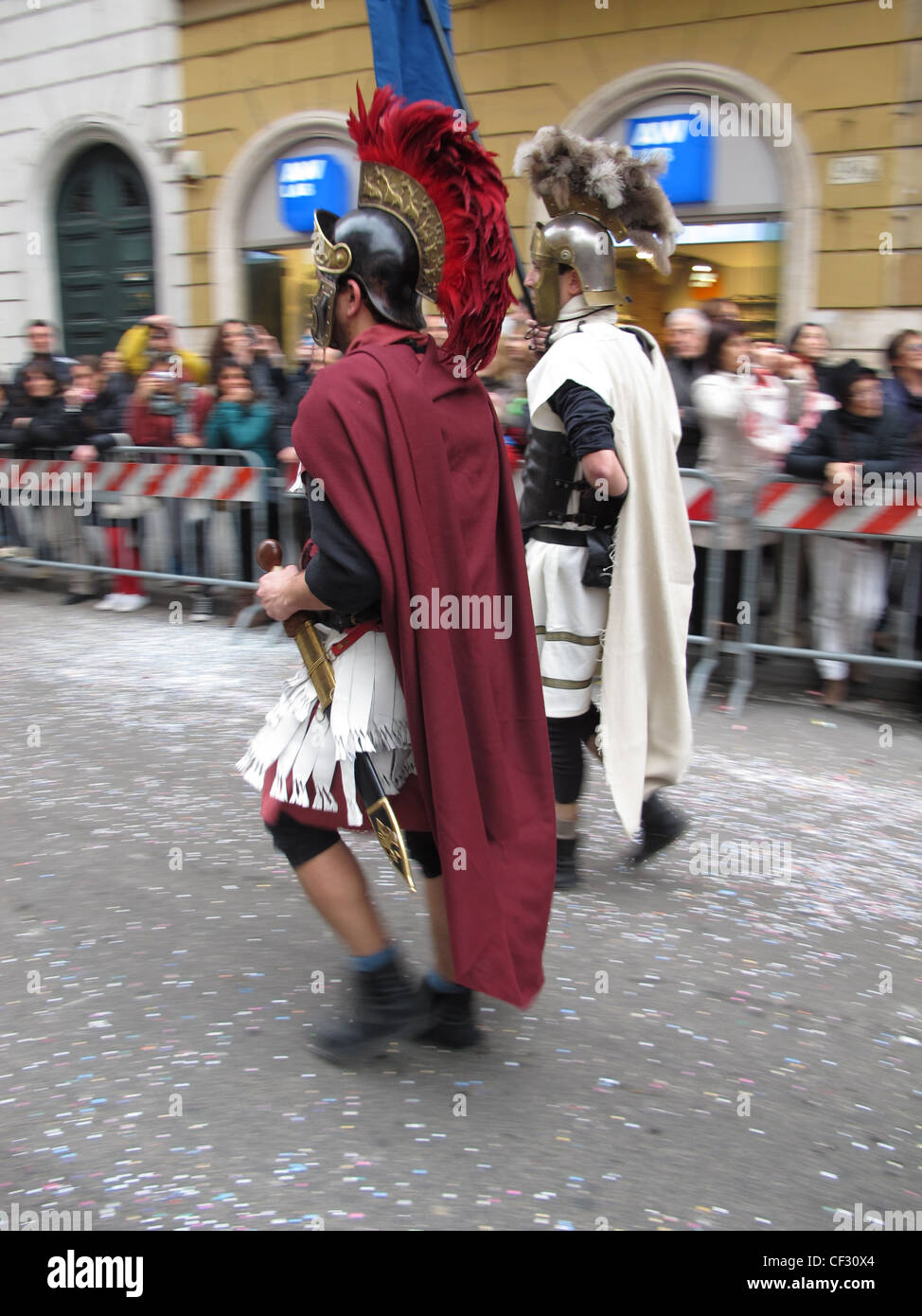 people on via del corso street at the rome carnival, italy saturday 18 ...