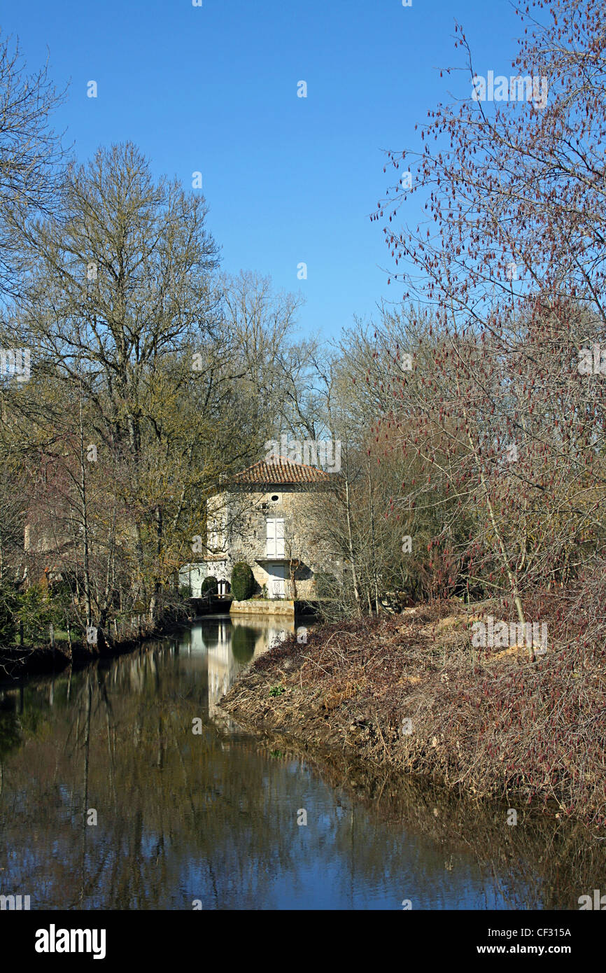 Moulin de Ploux, Marthon, Charente, SW France Stock Photo - Alamy