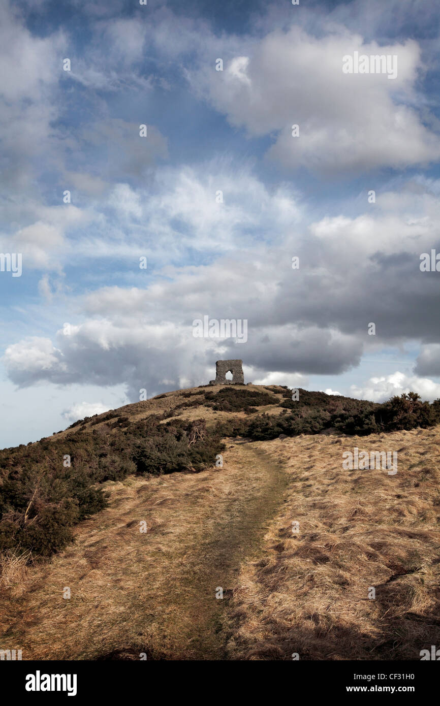 Dunideer Hill Fort, once an impressive Pictish hill fort settlement ...