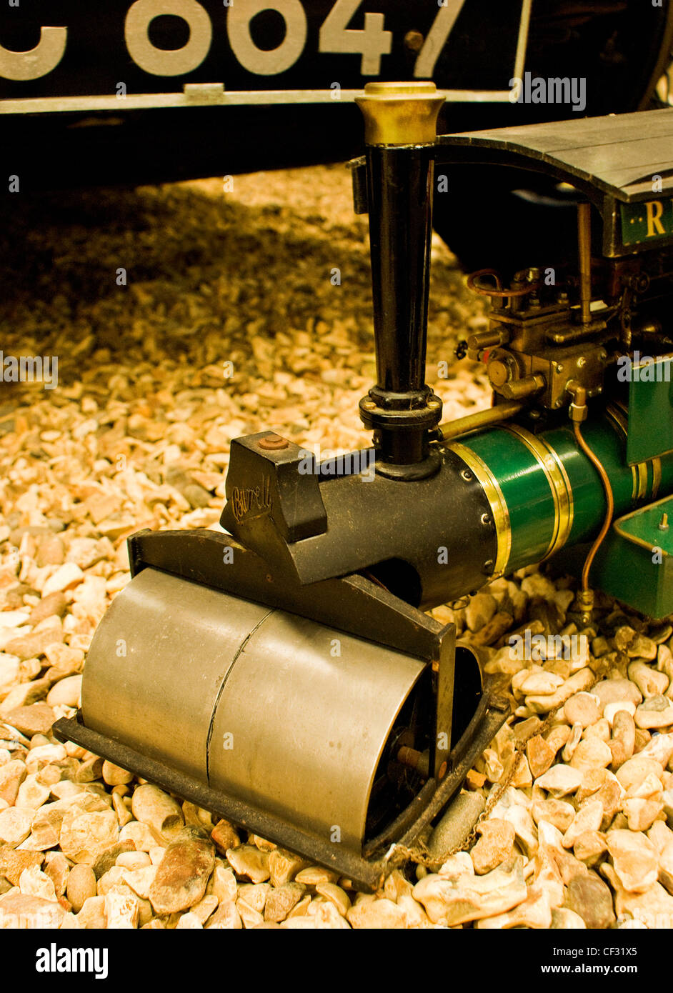 Toy steam roller Stock Photo - Alamy