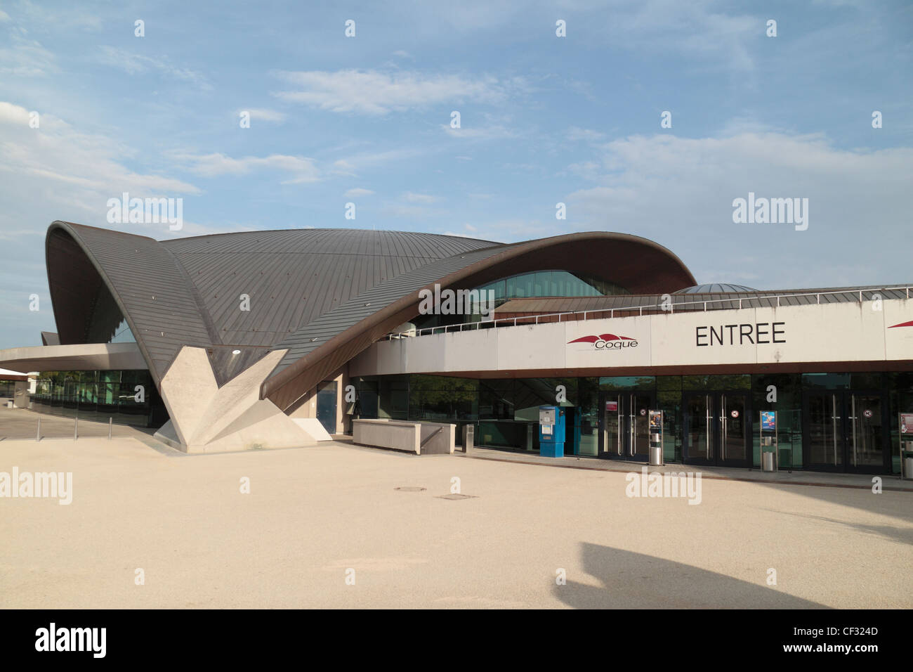 Main entrance to the Centre National Sportif et Culturel d'Coque centre ...