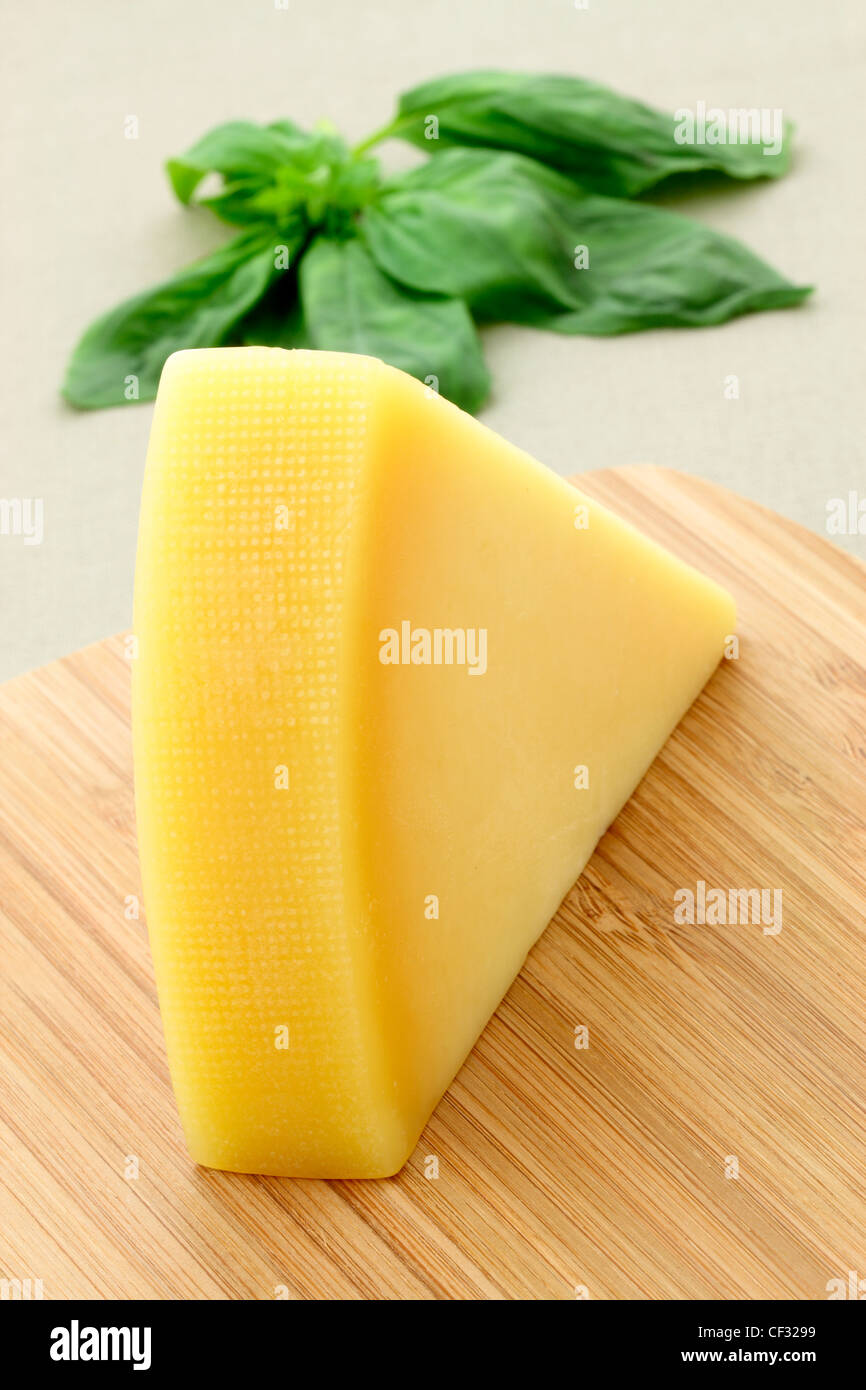 delicious parmesan cheese and fresh basil Stock Photo - Alamy