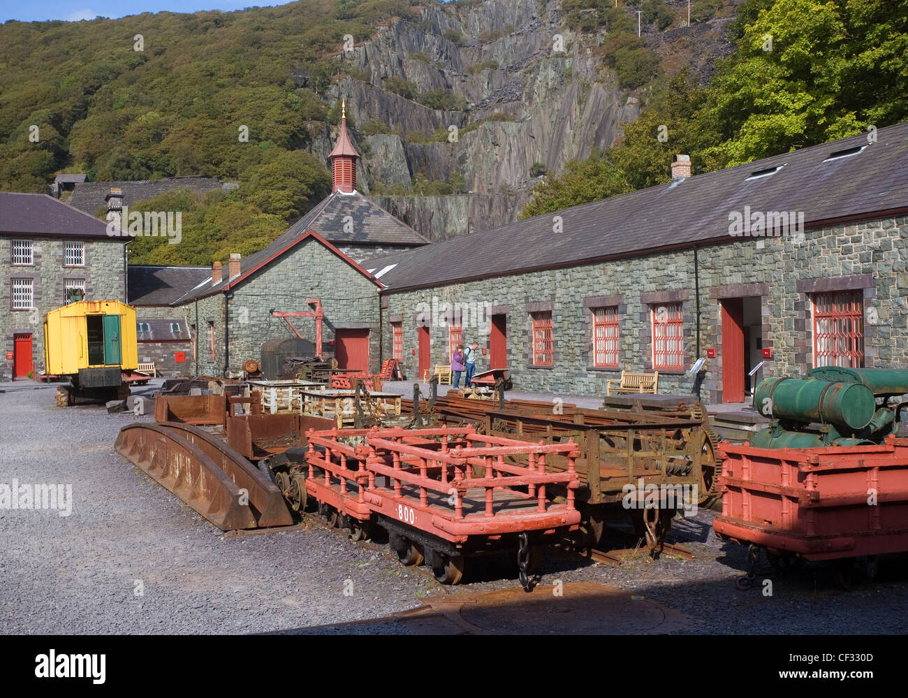 The National Slate Museum at Llanberis is sited in the Victorian ...