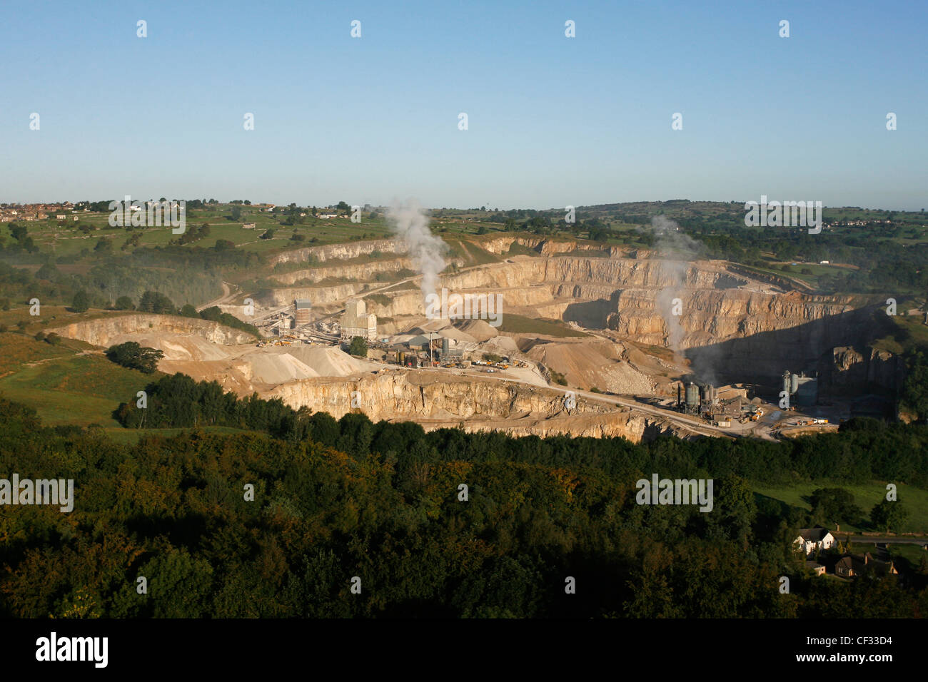 Middleton mine, near Wirksworth in the Peak District National Park, the ...