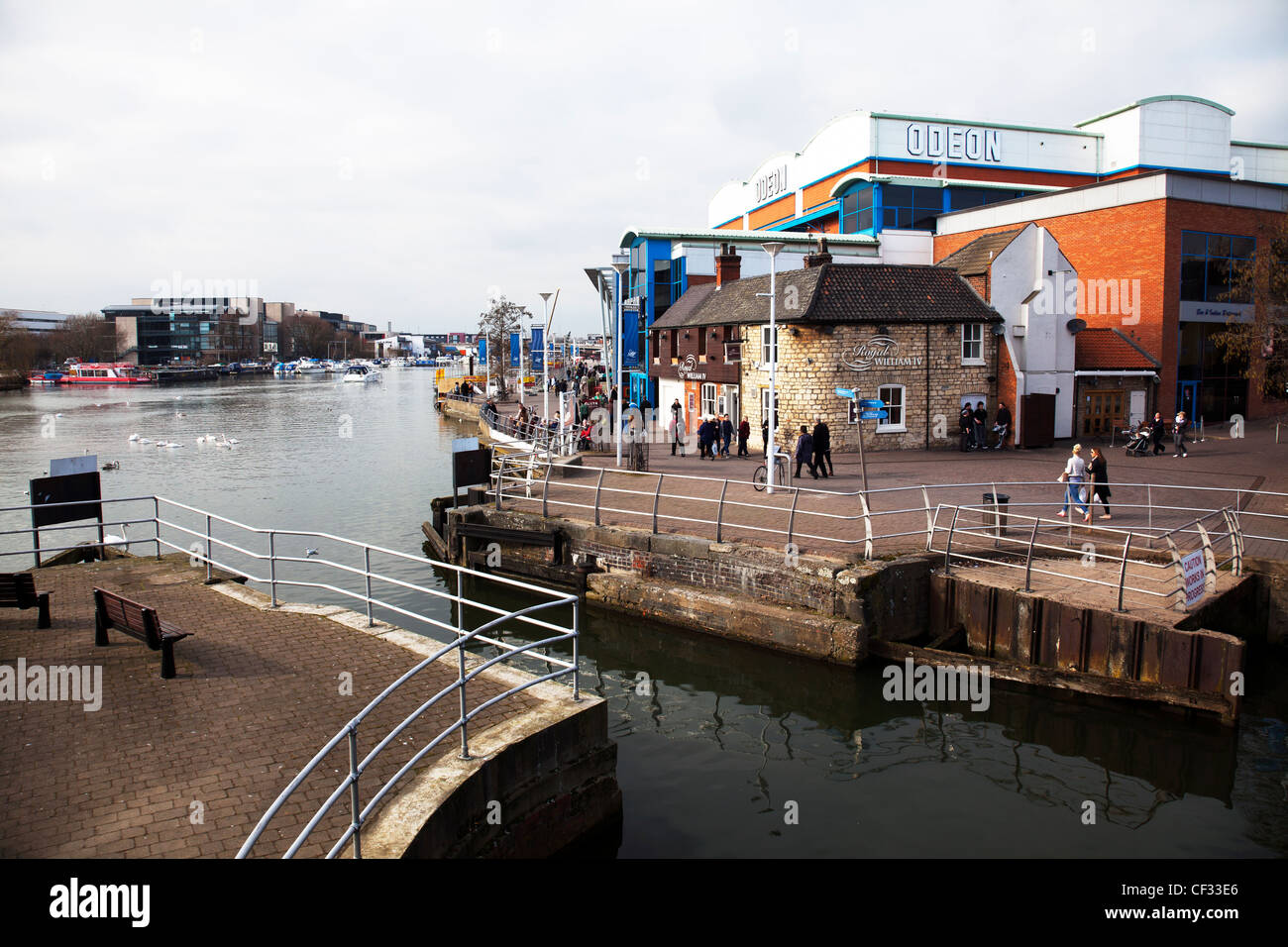 The Brayford Pool is a natural lake formed from a widening of the River ...