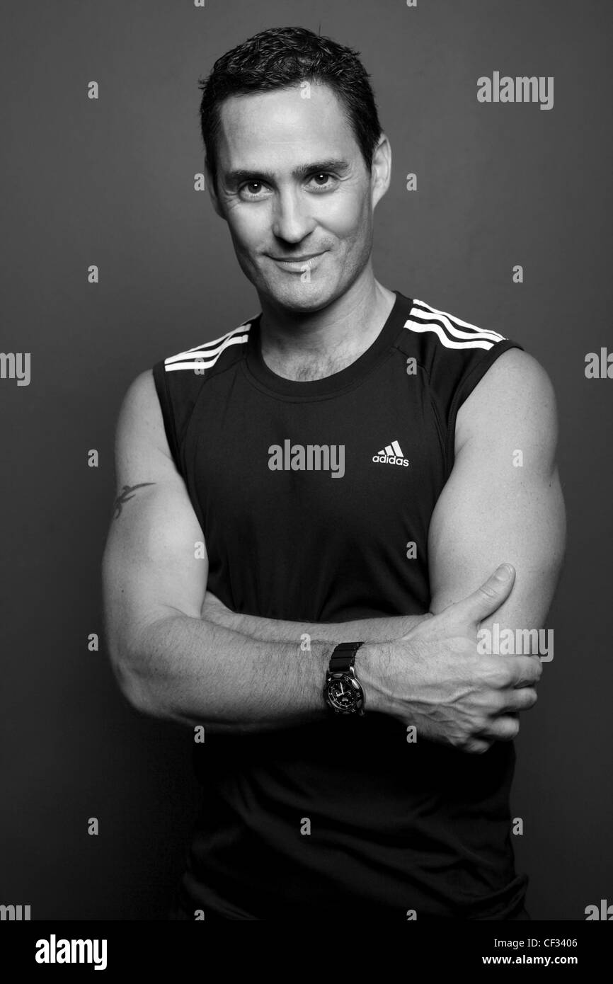 Man short muscles hi-res stock photography and images - Alamy