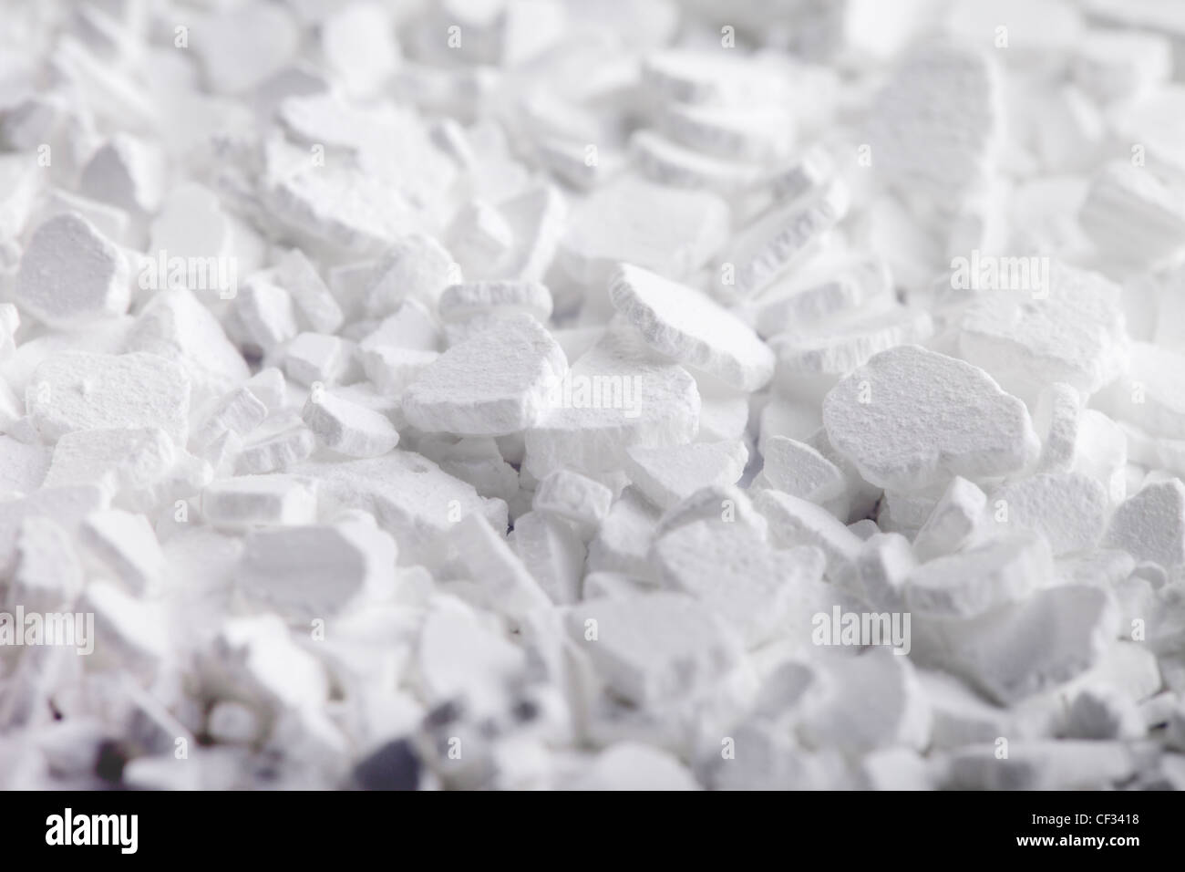 Calcium chloride flakes Stock Photo - Alamy