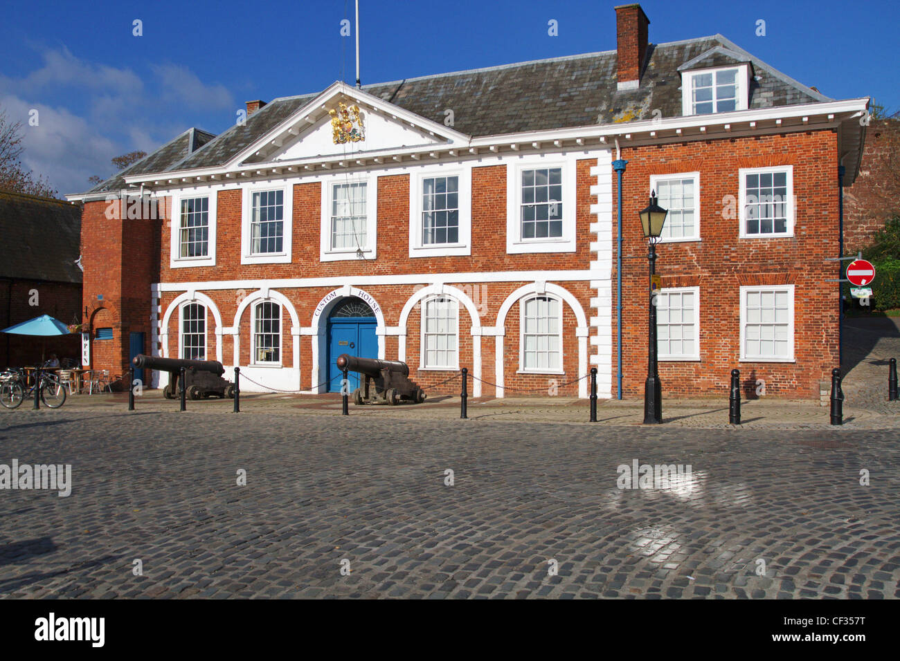 The Custom House on the Exeter Quayside was constructed in 1680-1 and ...