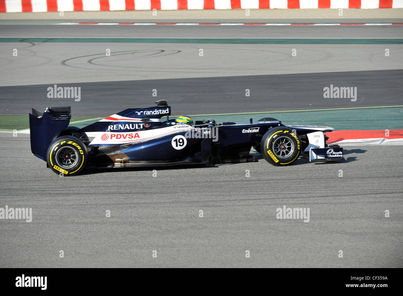 Bruno Senna (BRA), Williams FW34 during Formula One testing sessions on ...