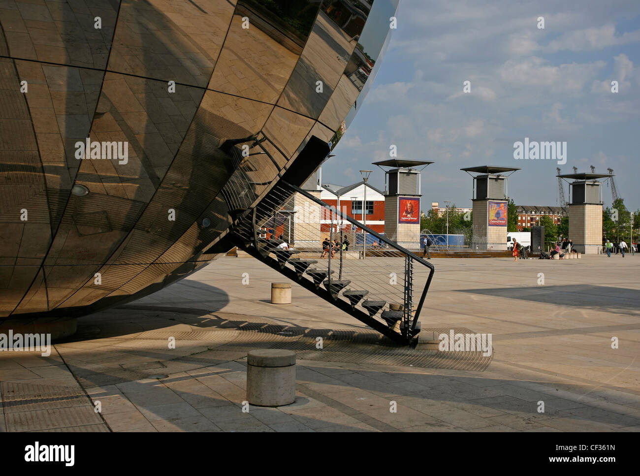 Futuristic looking space pod structure of the Planetarium Museum at ...