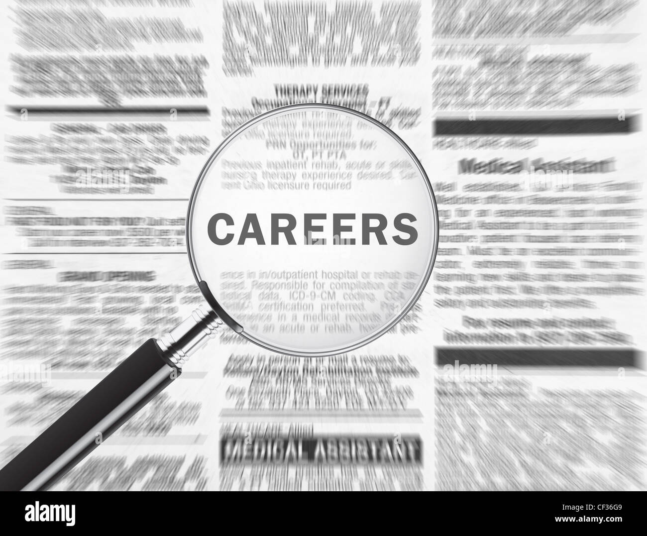 Newspaper Job Ads Clipart