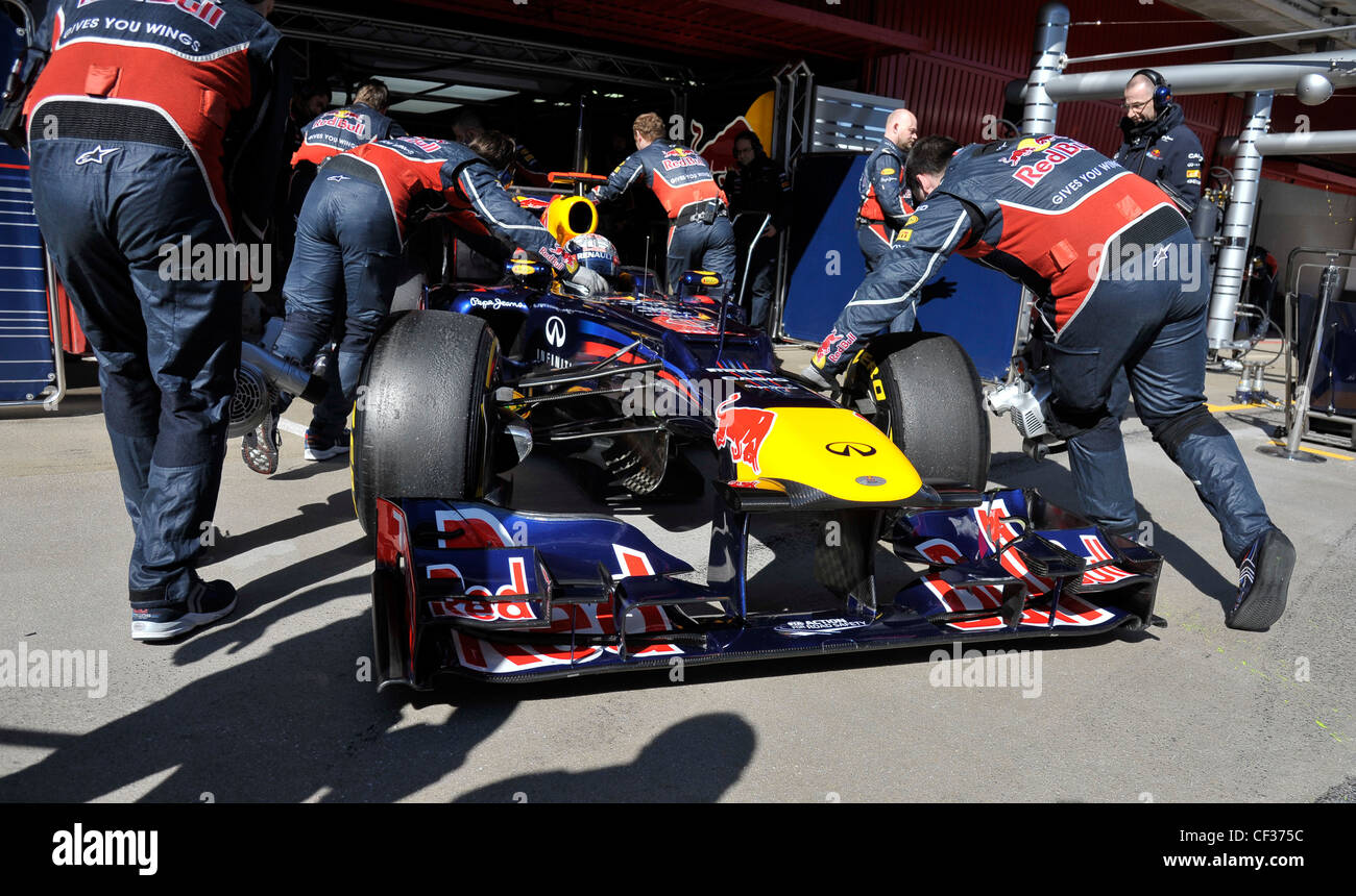 Sebastian Vettel (GER) im Red Bull Racing RB8 during Formula One ...