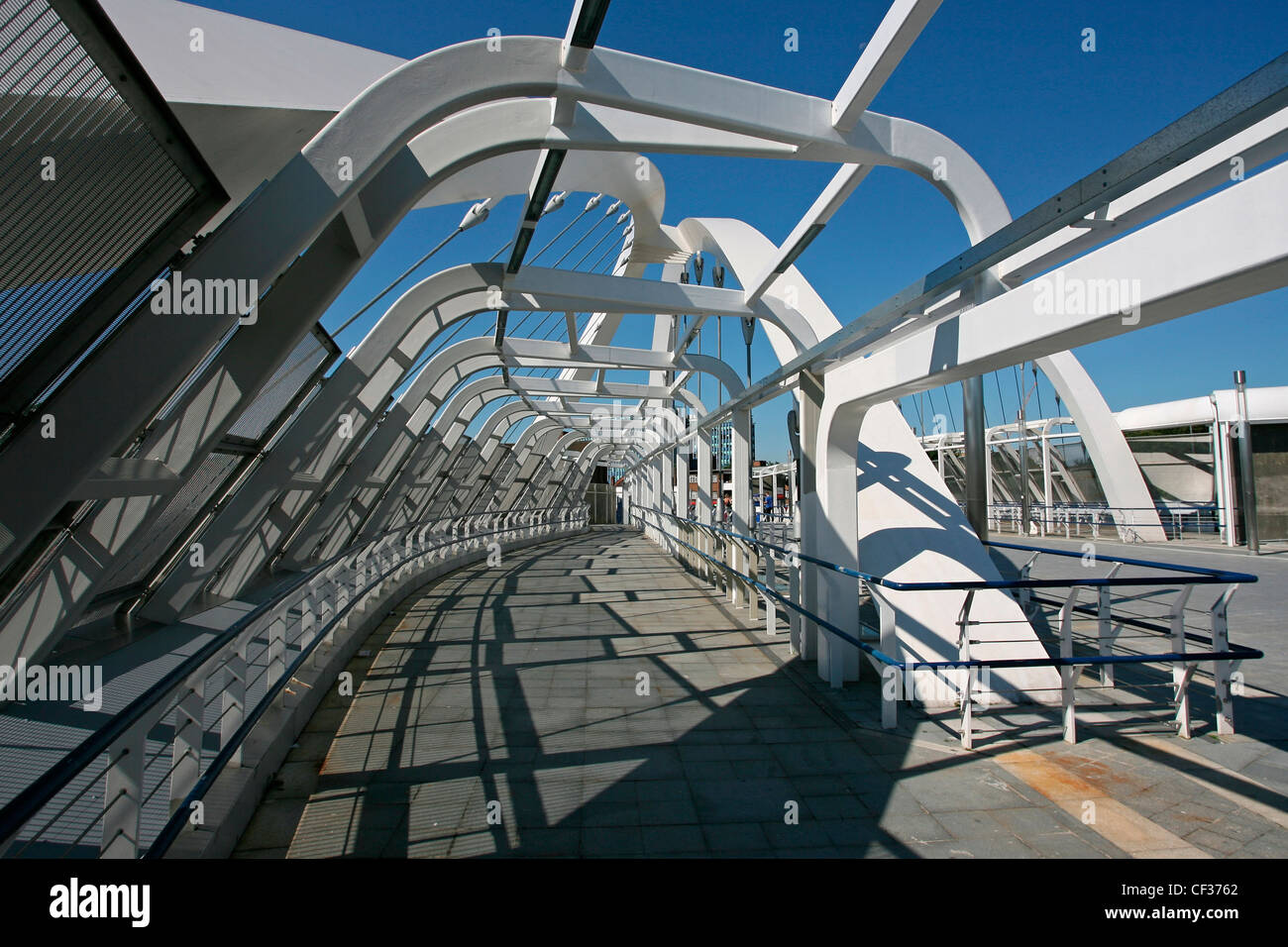The White Horse bridge at Wembley Stadium station in London Stock Photo ...