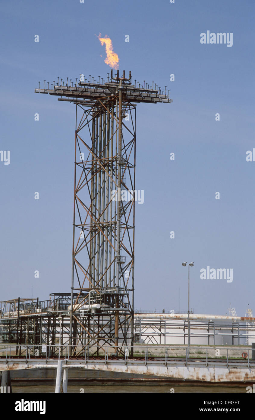 USA New Orleans Riverboat tour P/S Natchez Shell Oil refinery Stock ...