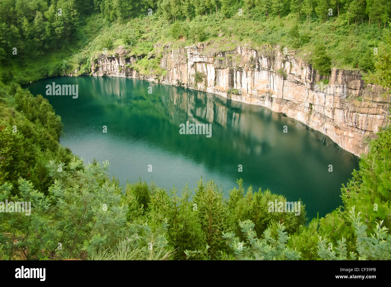 The Tritriva lake near Antsirabe, highlands of Madagascar Stock Photo ...