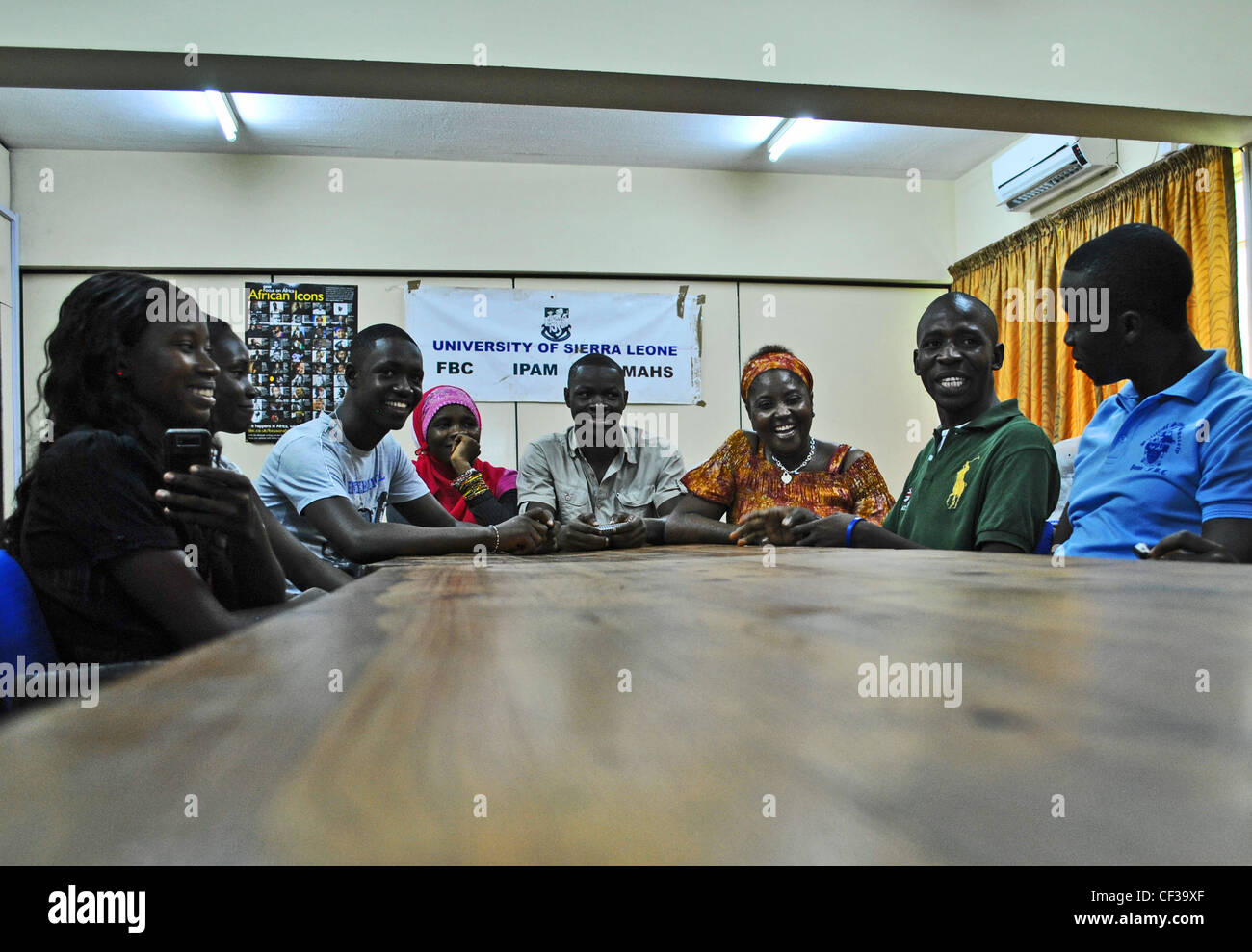 Students at Fourah Bay College, the first University in sub-Saharan ...