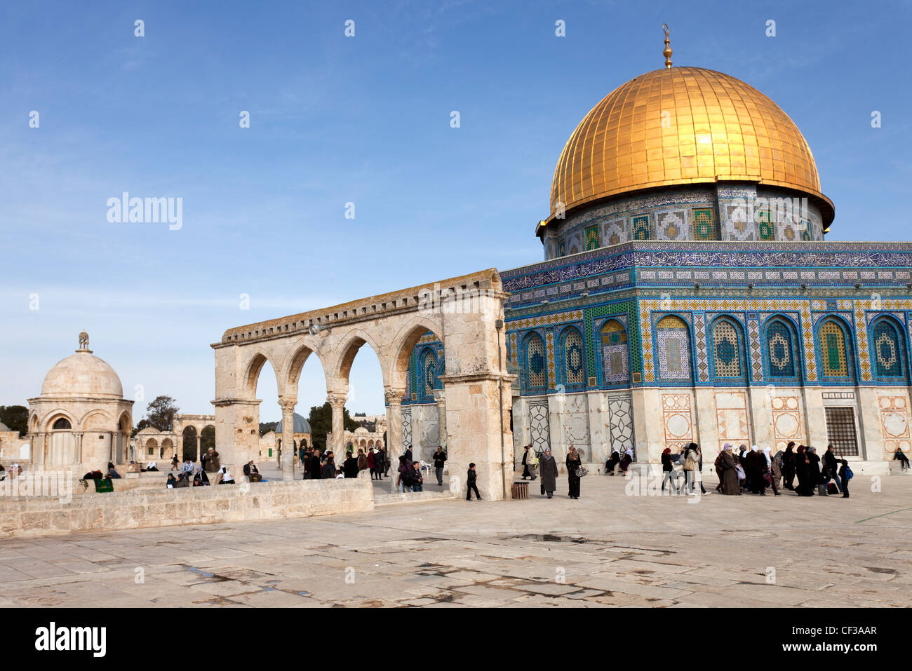 Israel, Jerusalem, Dome of the Rock mosque Stock Photo - Alamy