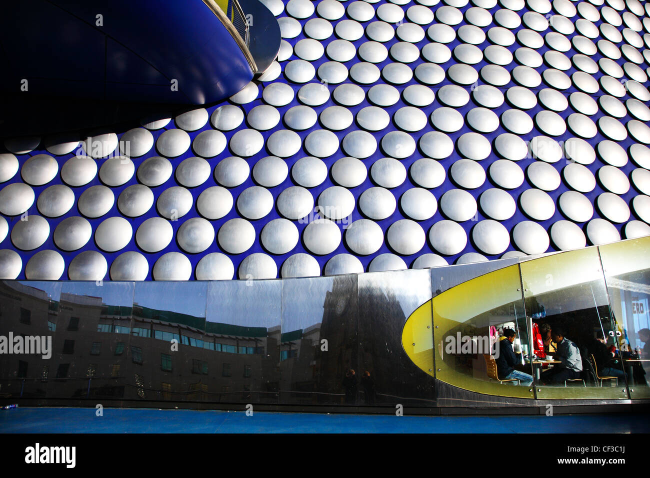 An exterior view of the contemporary Bull Ring centre in Birmingham ...