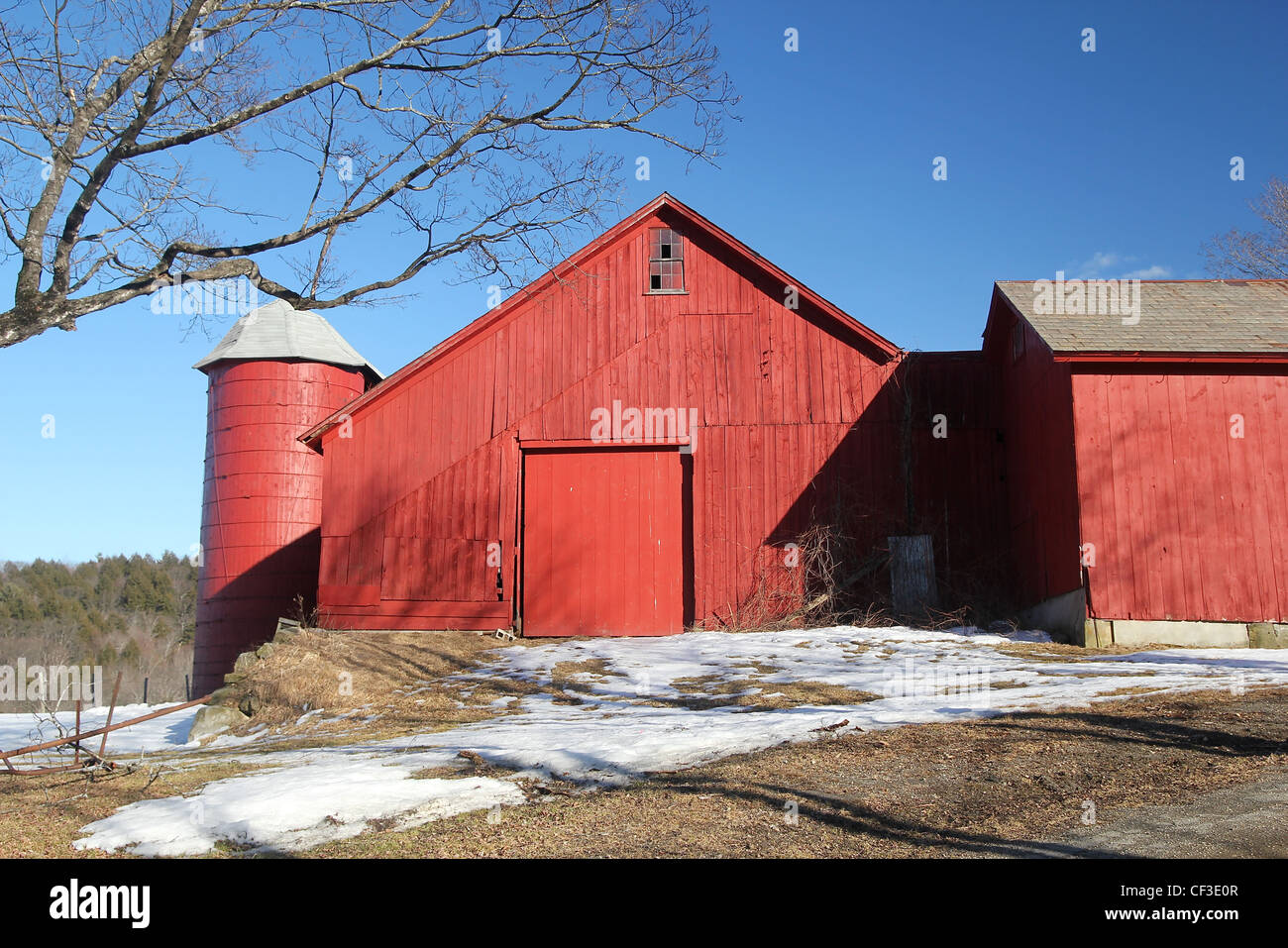A barn in Shelburne, Massachusetts Stock Photo - Alamy