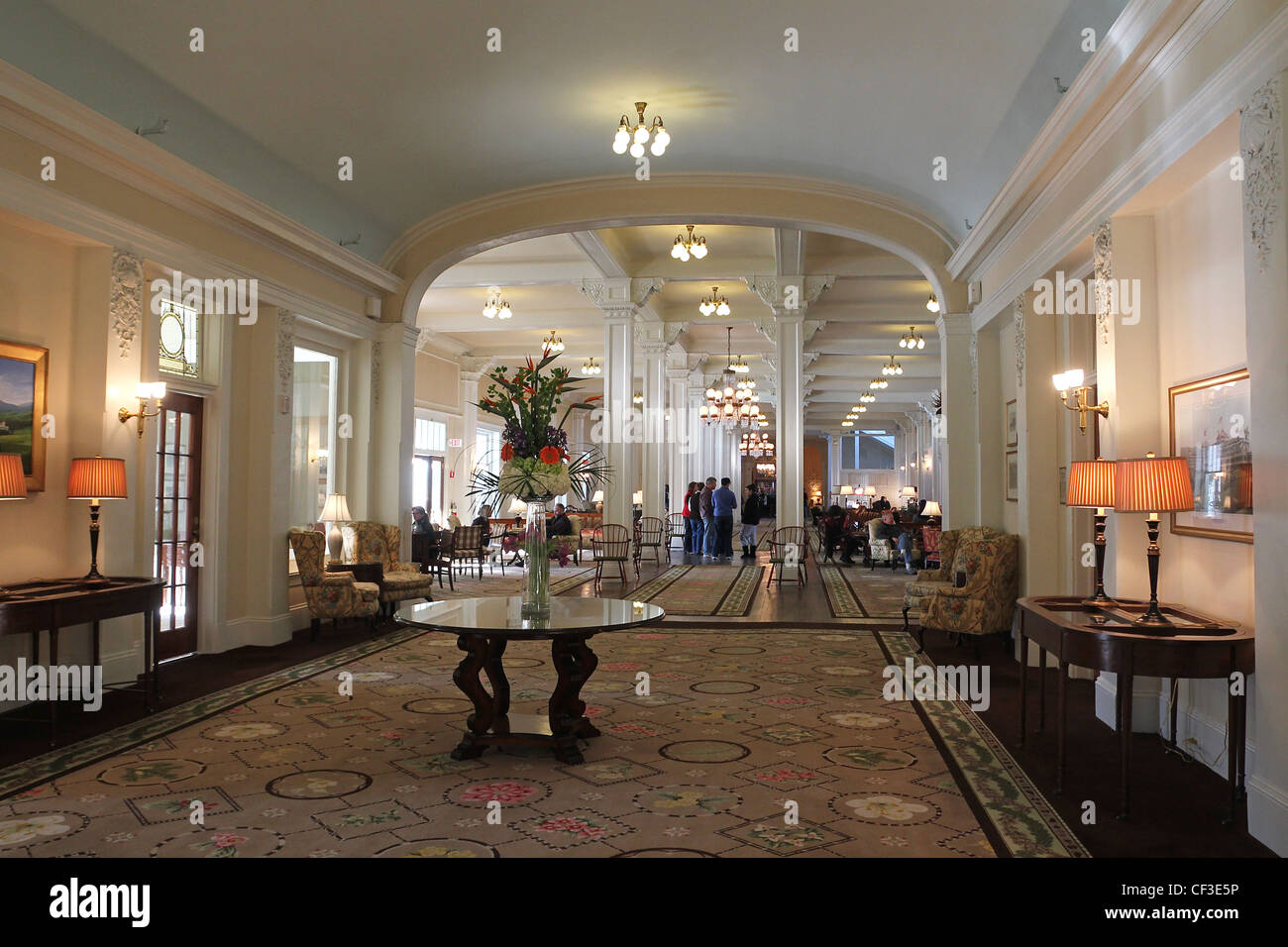 Inside the Omni Mount Washington Hotel, a grand hotel amidst New ...