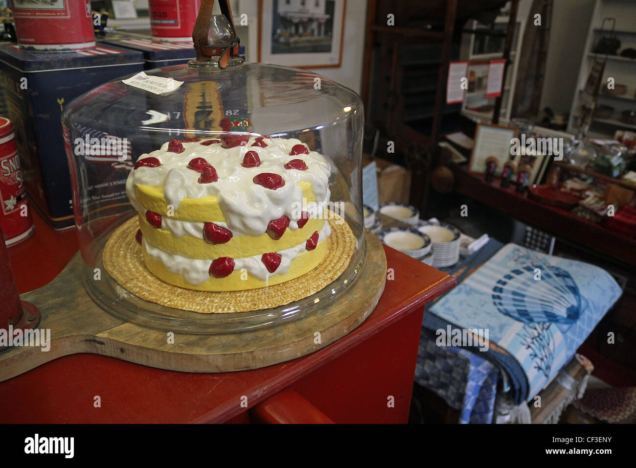 Inside the Brewster Store, which was built as a church in 1852, and ...